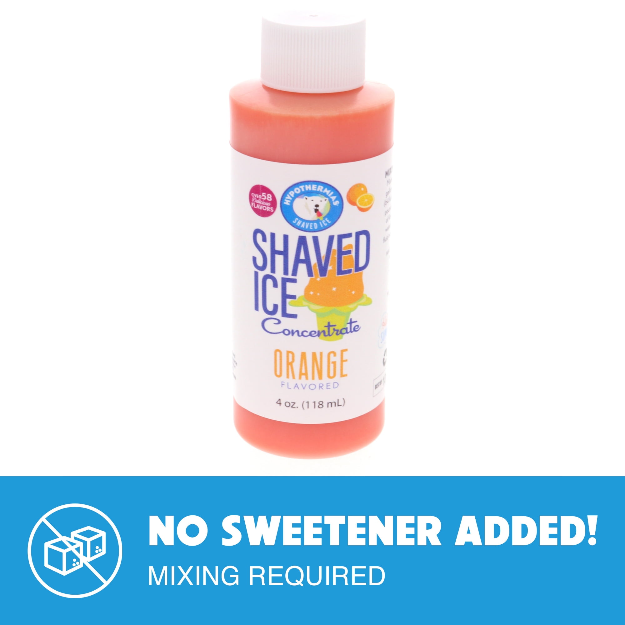 Hypothermias Orange Shaved Ice And Snow Cone π§ Unsweetened Flavor
