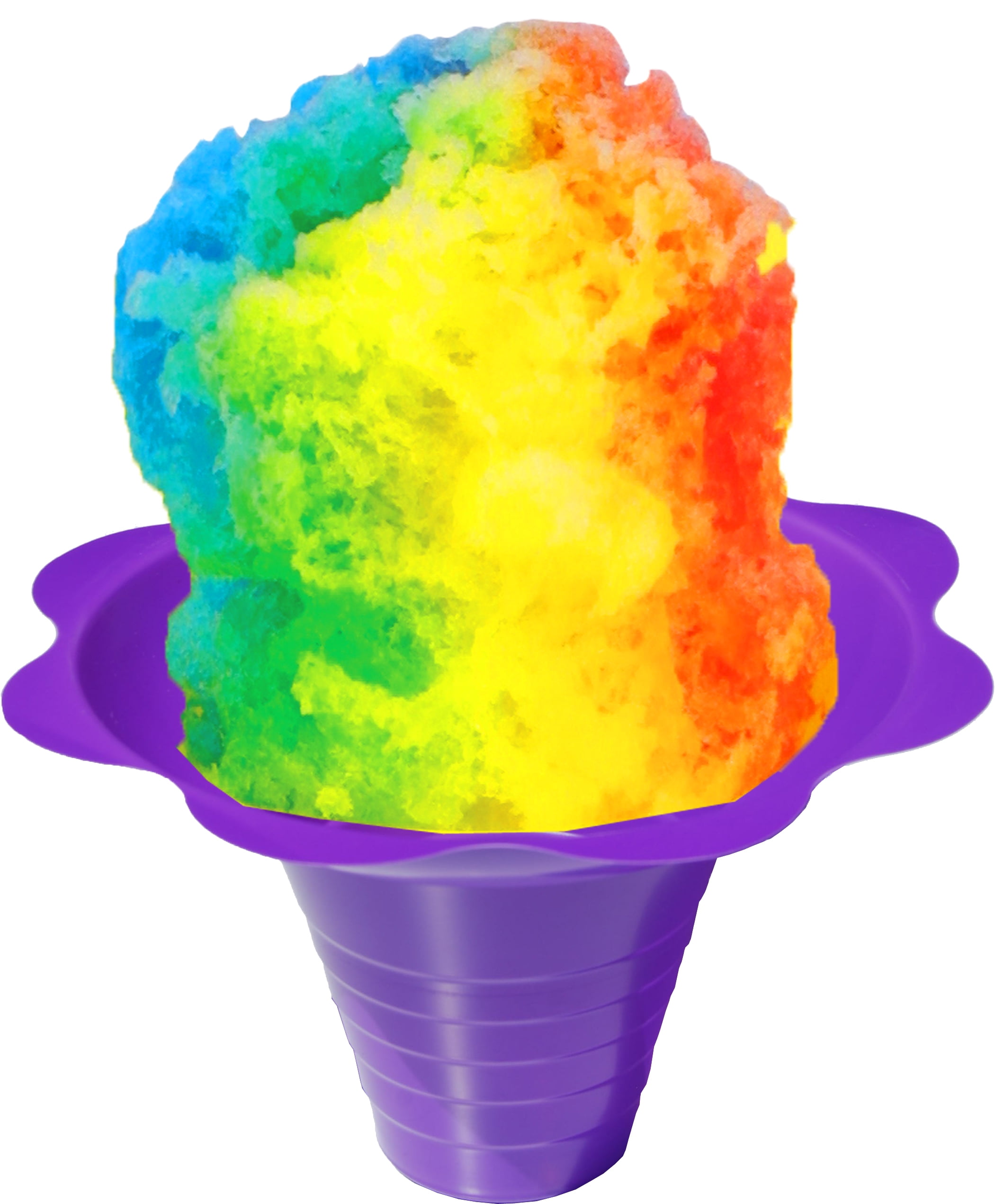 Hypothermias Purple Medium Shaved Ice Flower Cups- 250 Count - Walmart.com