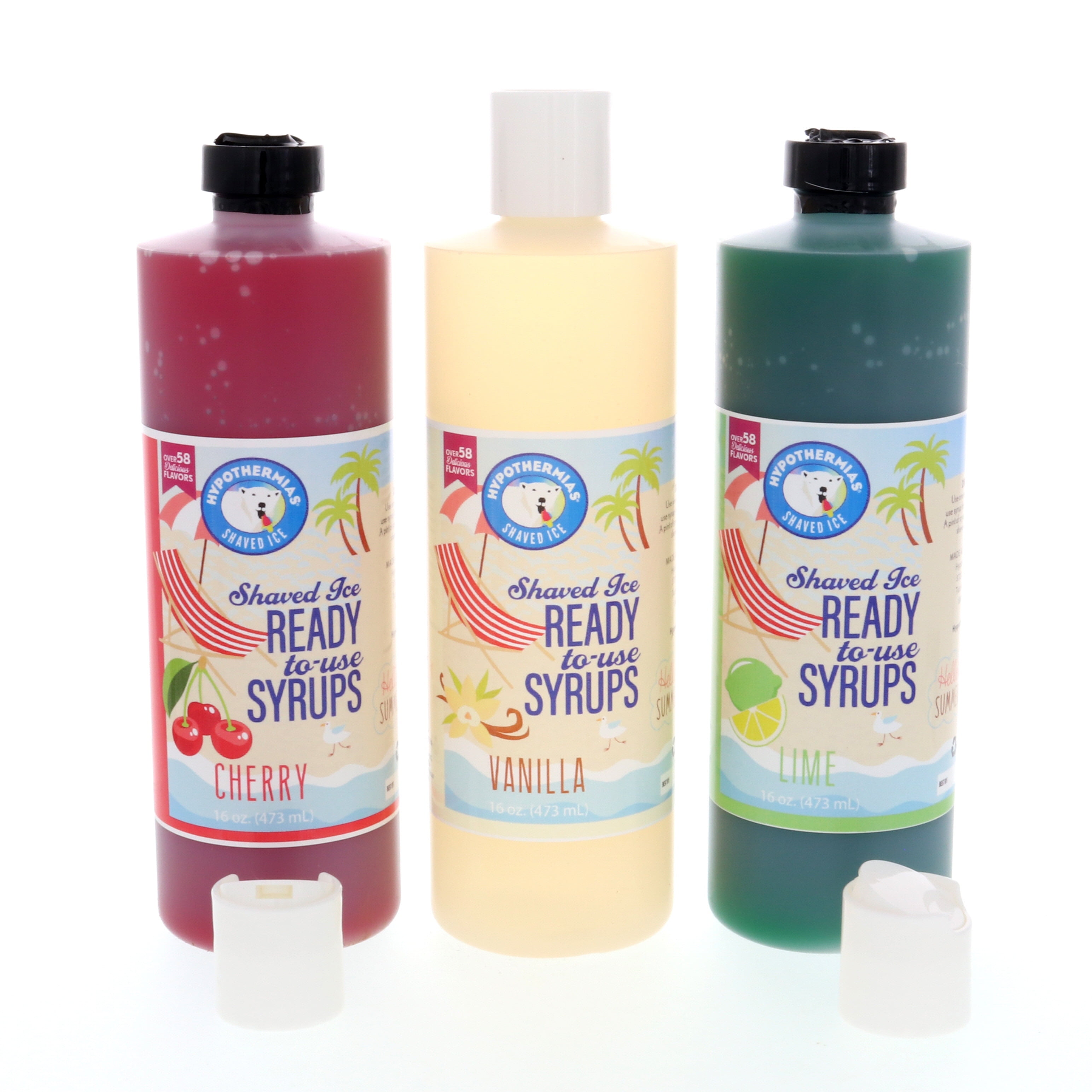 Hypothermias Shaved Ice And Snow Cone Syrup T Set In Box 3 Pack