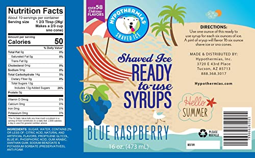 Hypothermias Shaved Ice and Snow Cone Syrup Gift Set in Box 🎁 Slushie ...