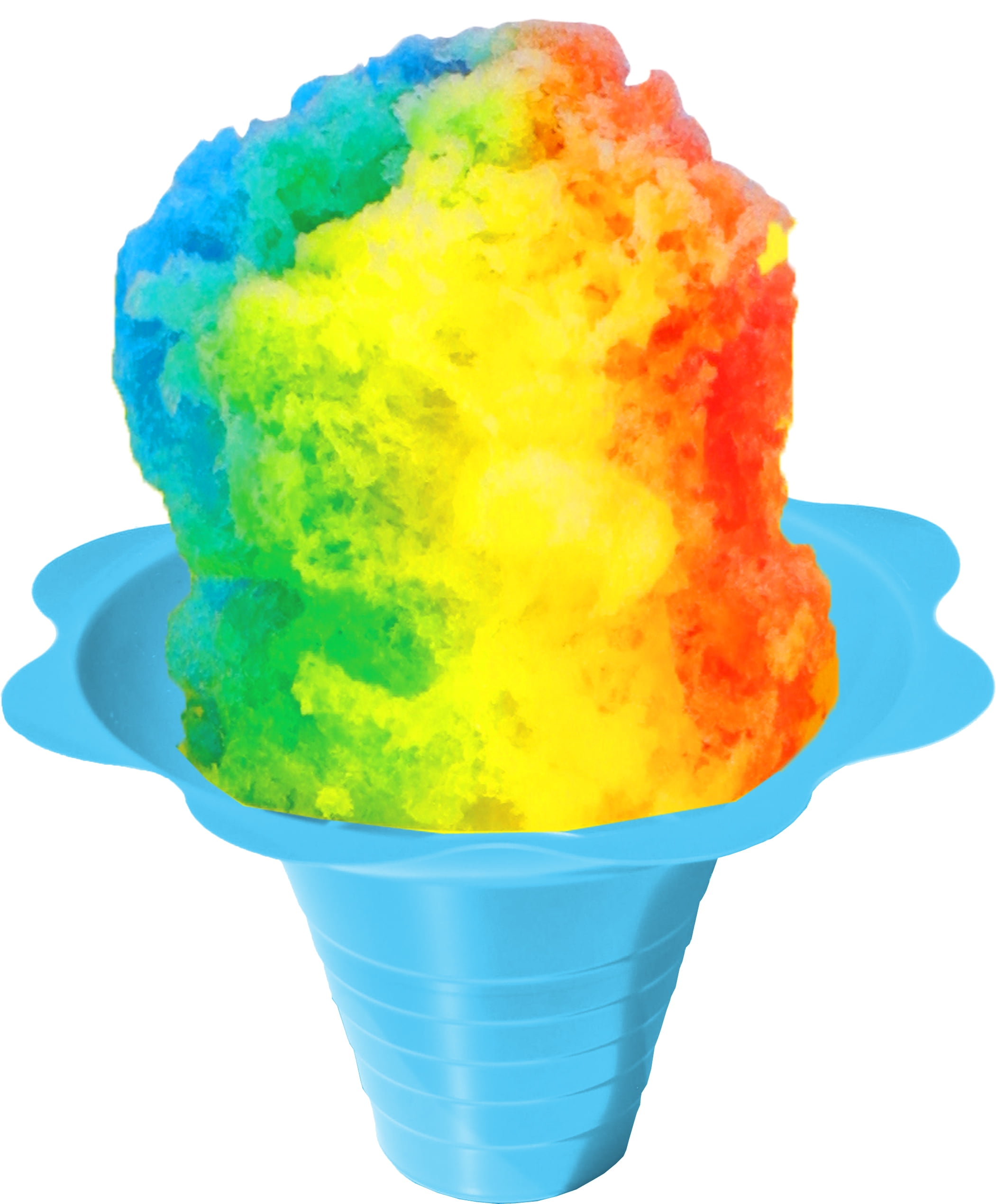 Hypothermias Shaved Ice or Snow Cone Flower Cups - Assorted Colors ...