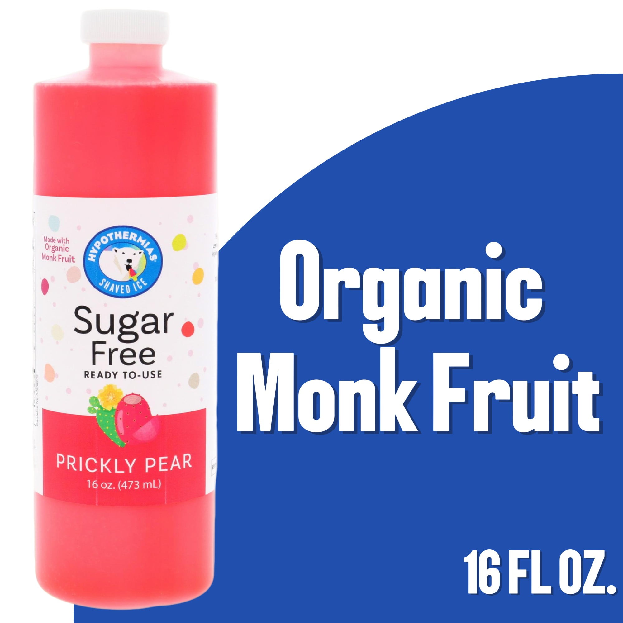 Hypothermias Sugar Free Snow Cone Syrup - Prickly Pear - 16 Fl Oz ...
