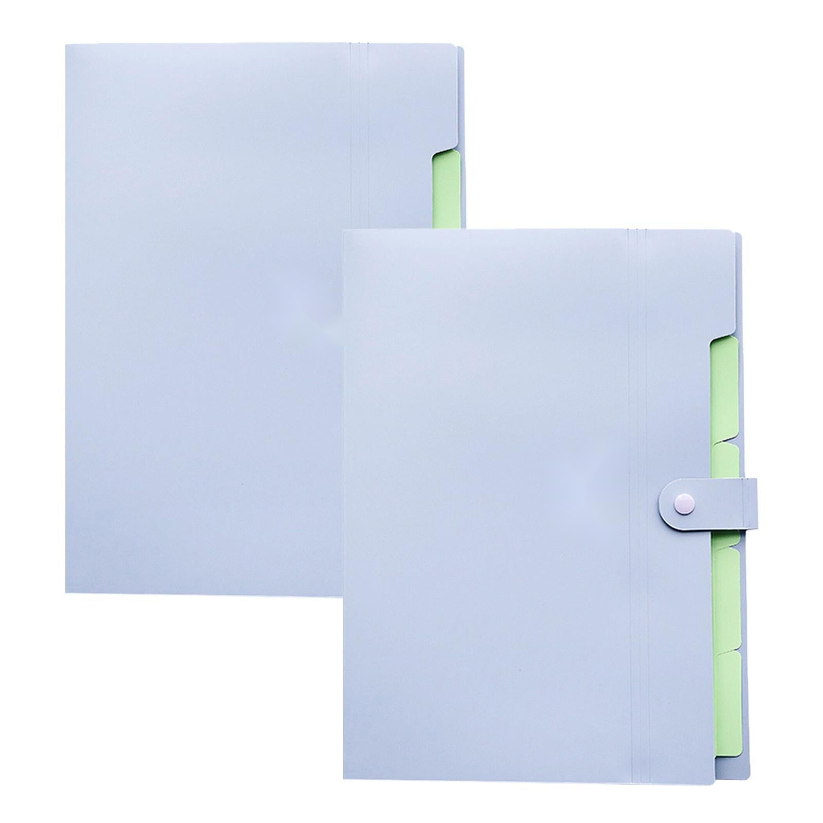 Hyrbek 2Pcs Folder File Bag Purple Clearance, Supply Bag Bag Fastener ...