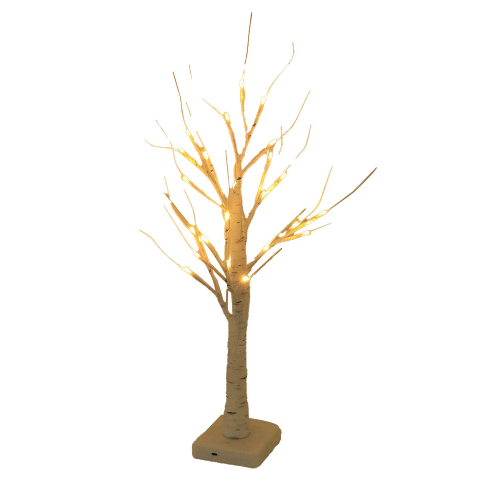 Hyrbek Artificial Flowers, Light Up Tree Decor Indoor Led Tree Lamp ...