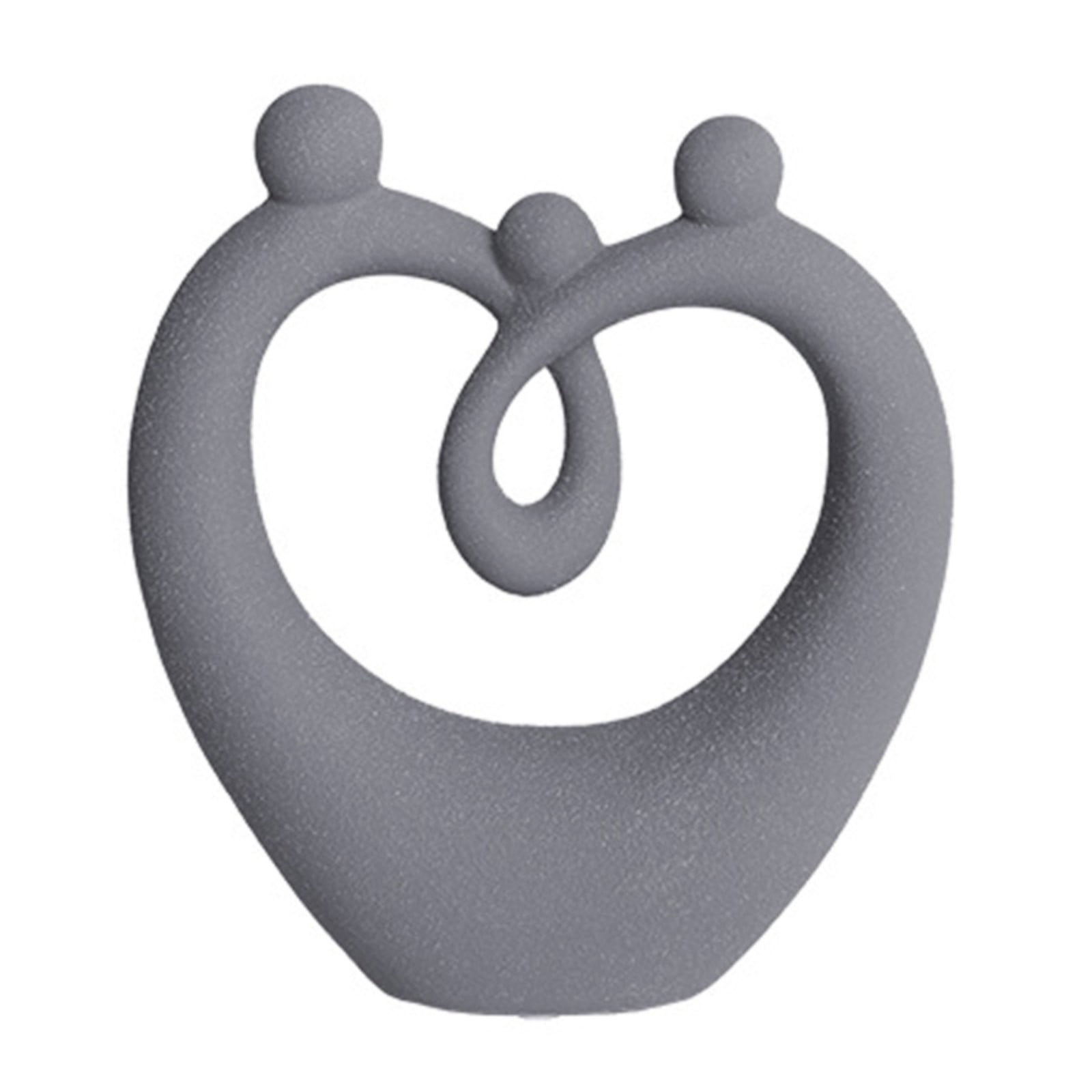 Hyrbek Desktop Ornament, White Couple Statue Love Sculpture: Ceramic ...