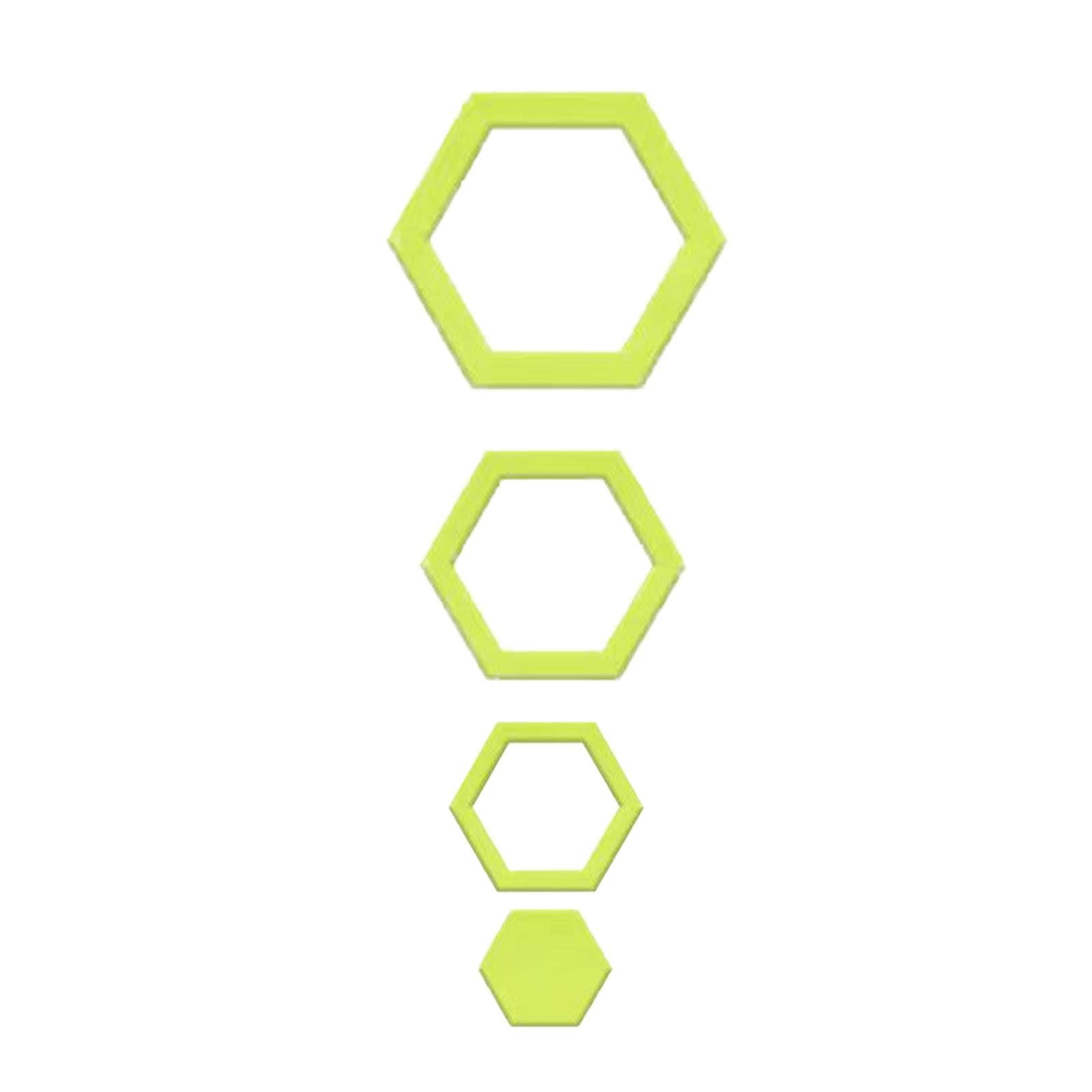 Hyrbek Hexagon Quilt Sewing Template Clearance, Gorgeous Hexagonal ...