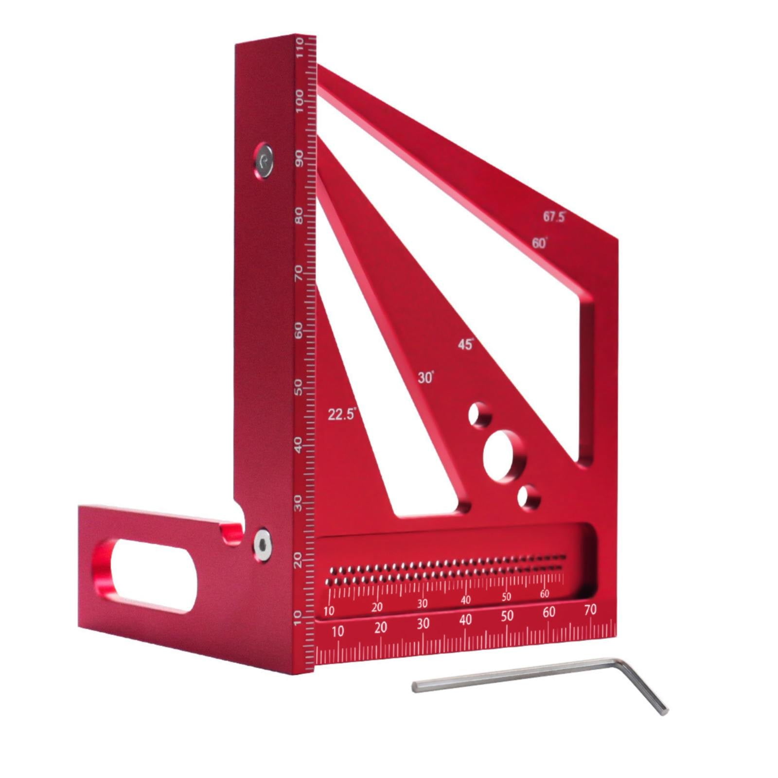 Hyrbek Square Hole Square Ruler Red , The Fourth Generation Carpenter's ...