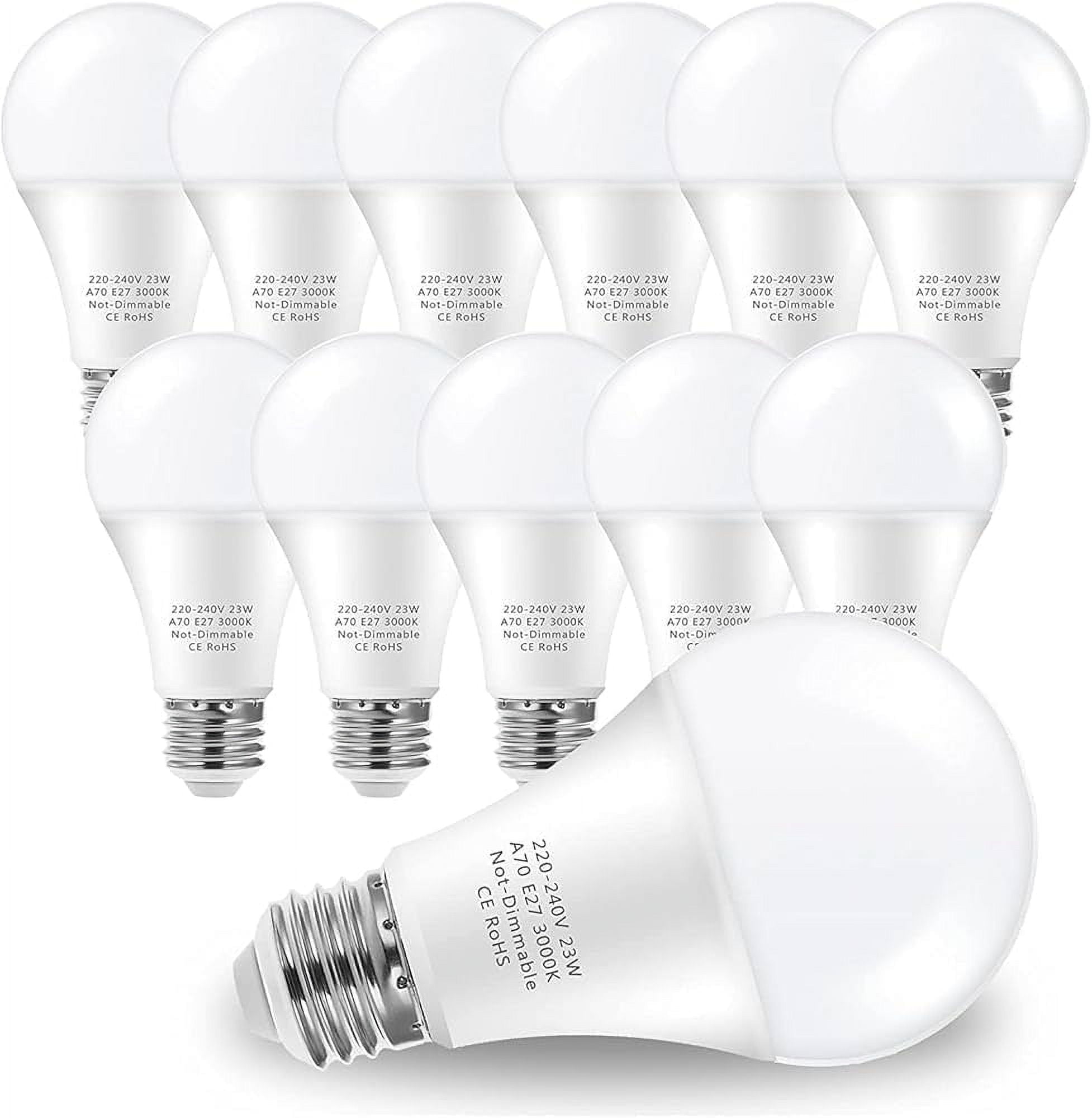 Hyrion Energy Saving LED Light Bulbs, 9W 60W Equivalent, 5000K, 800 ...