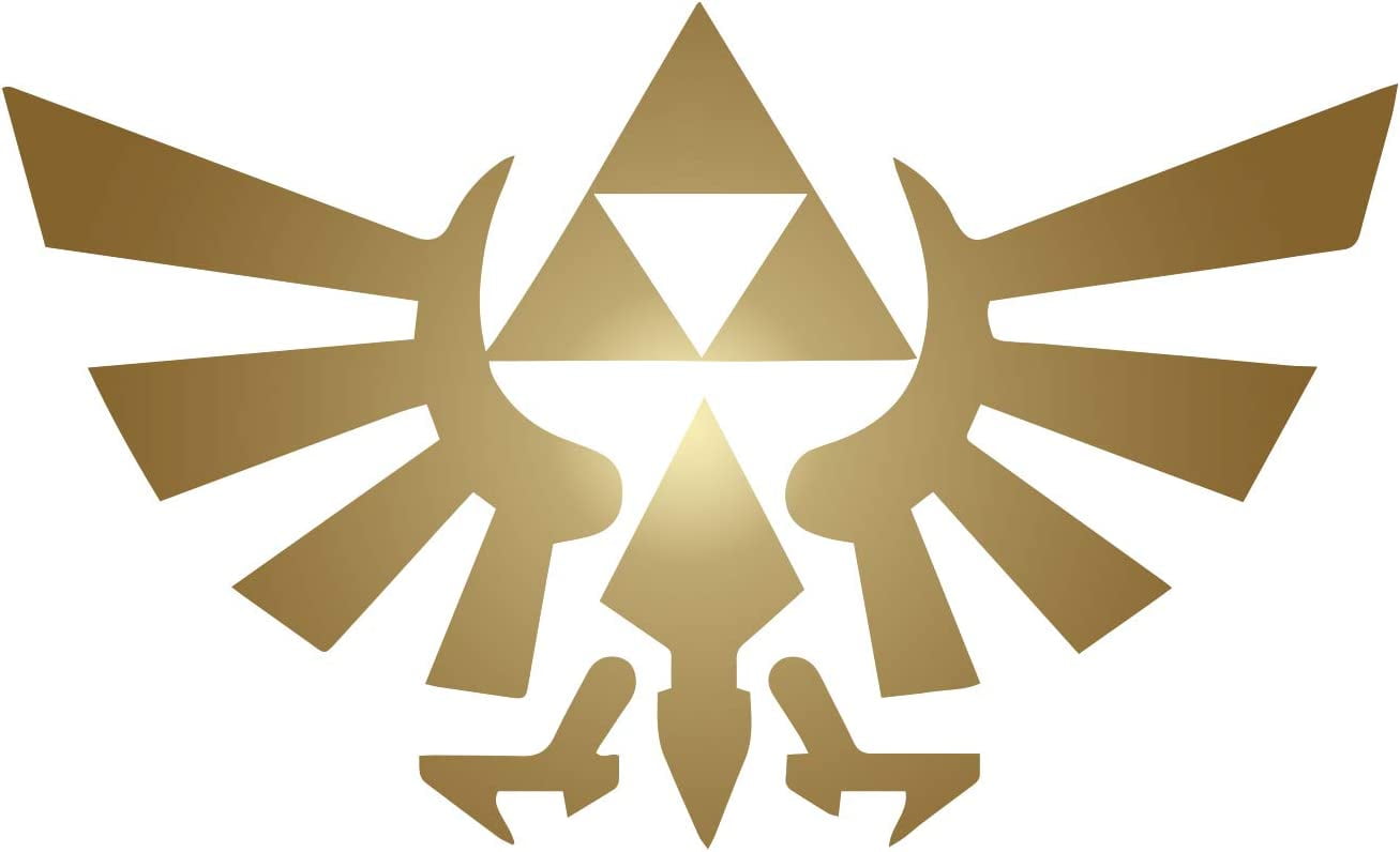 Hyrule Eagle Wings Gold Link 6 Inch Professional Sticker for Truck, Car ...