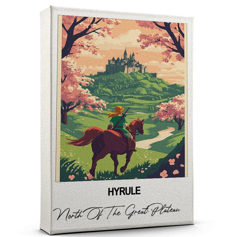 Hyrule Travel Wall Art – North Of The Great Plateau Canvas – Travel ...