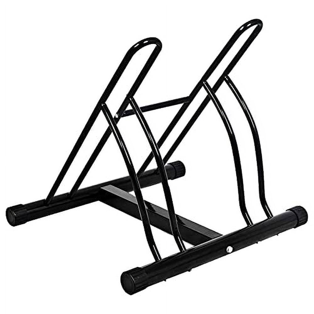Hysache Two Bike Stand Rack, Floor Stand Storage Packing with Stable ...