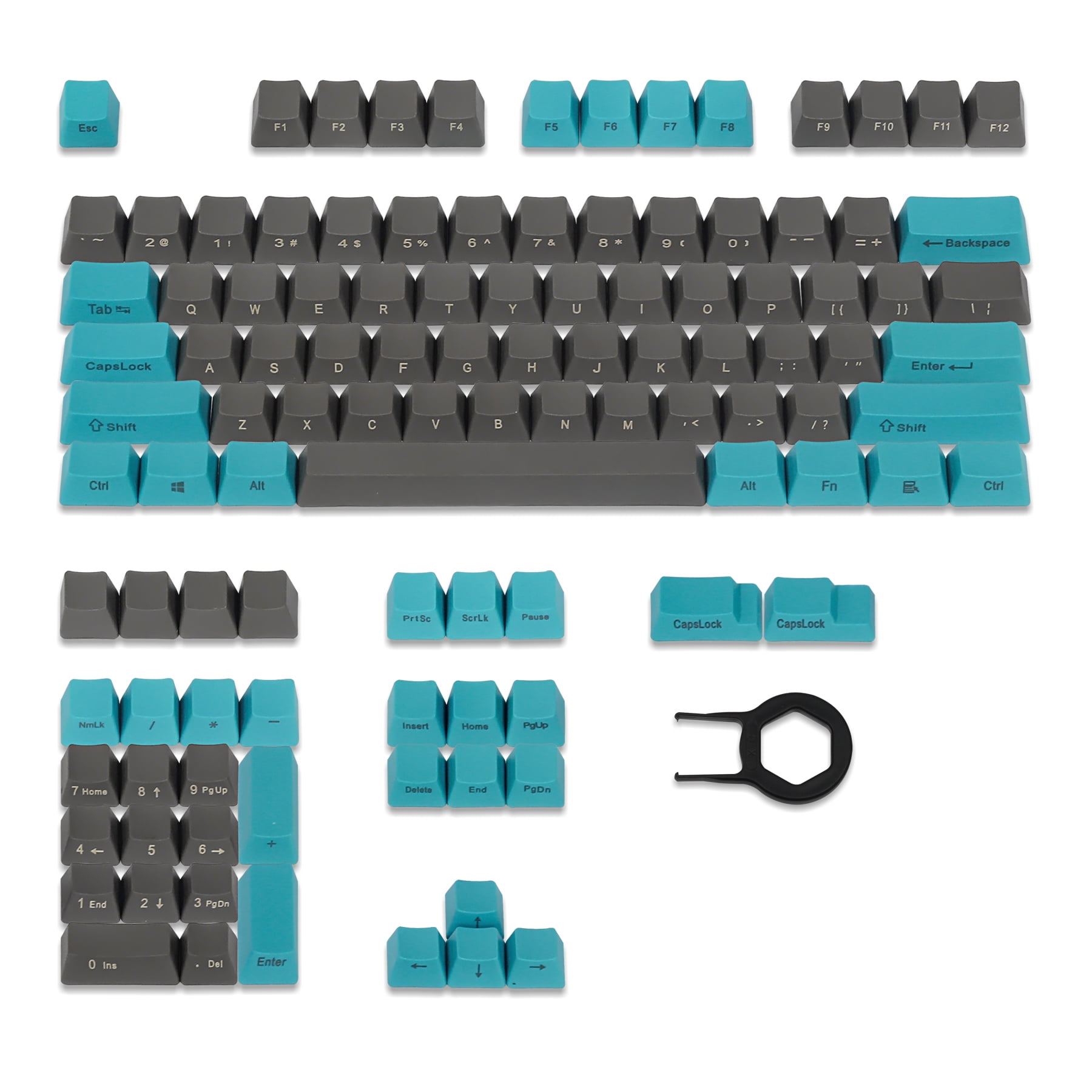 Hyssop PBT Keycaps Side Print Keyset Custom Keycaps OEM Profile for 108 ...