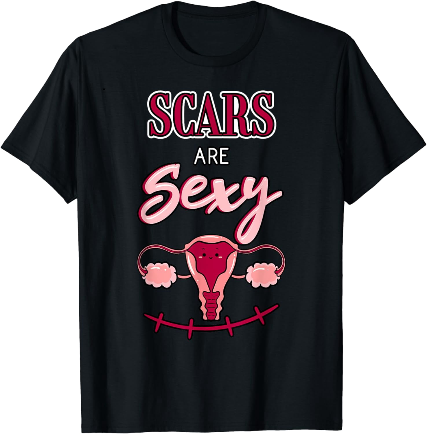 Hysterectomy Uterus Surgery Supracervical Survivor Cervix T-Shirt ...