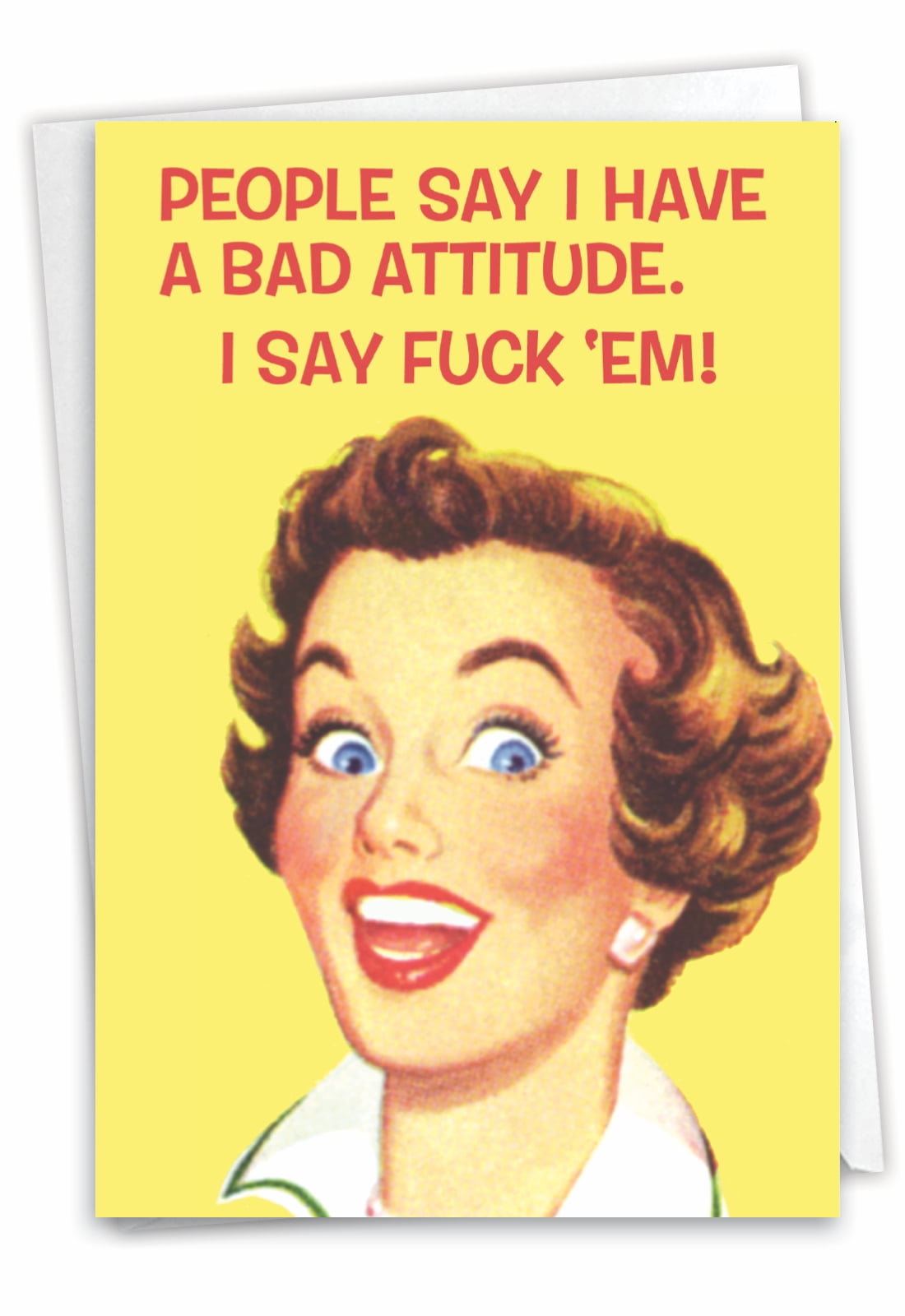 Hysterical Birthday Greeting Card With 5 X 7 Inch Envelope 1 Card