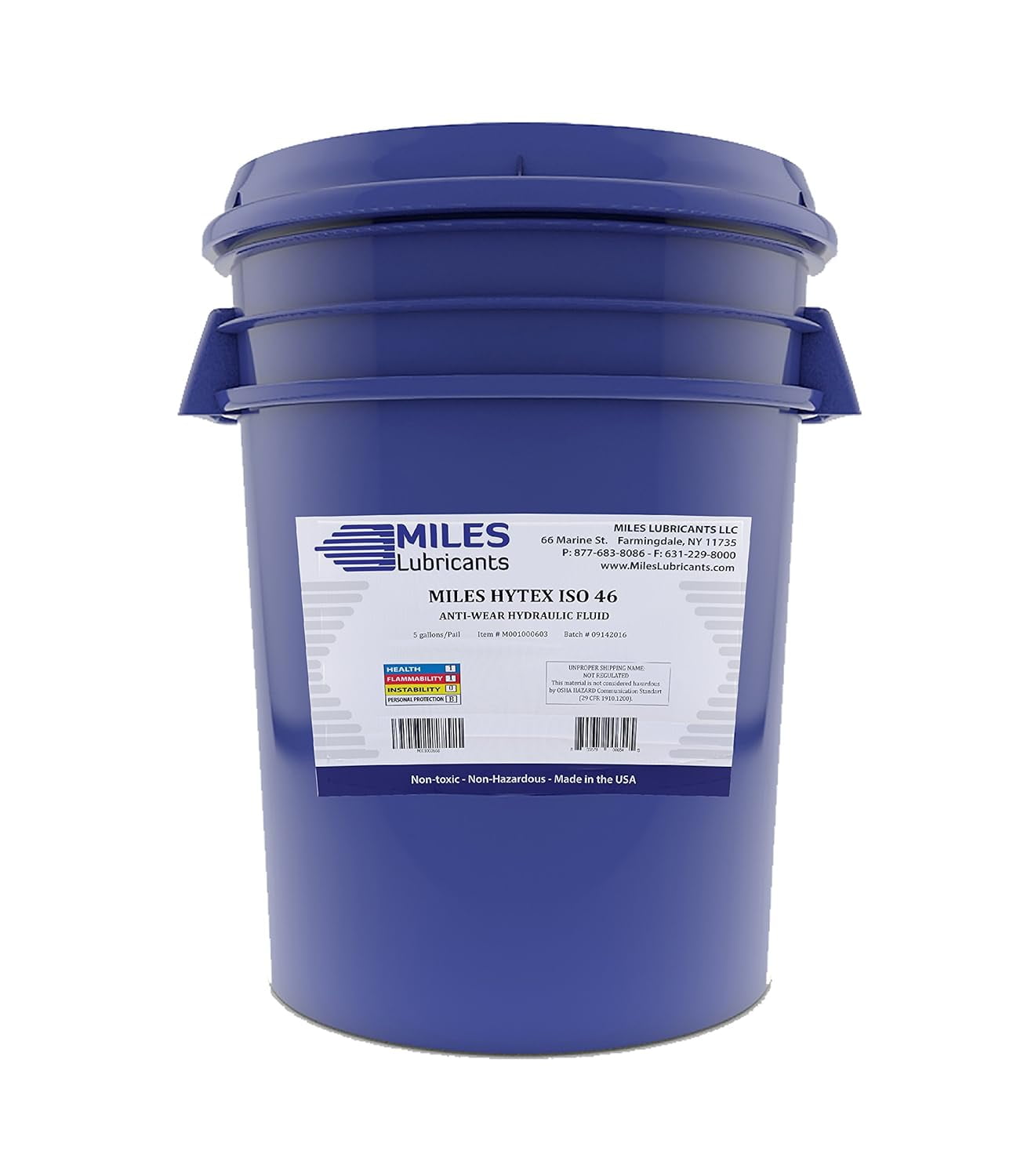 Hytex ISO 46 Anti Wear Hydraulic Fluid 5 Gallon Pail (M001000603 ...