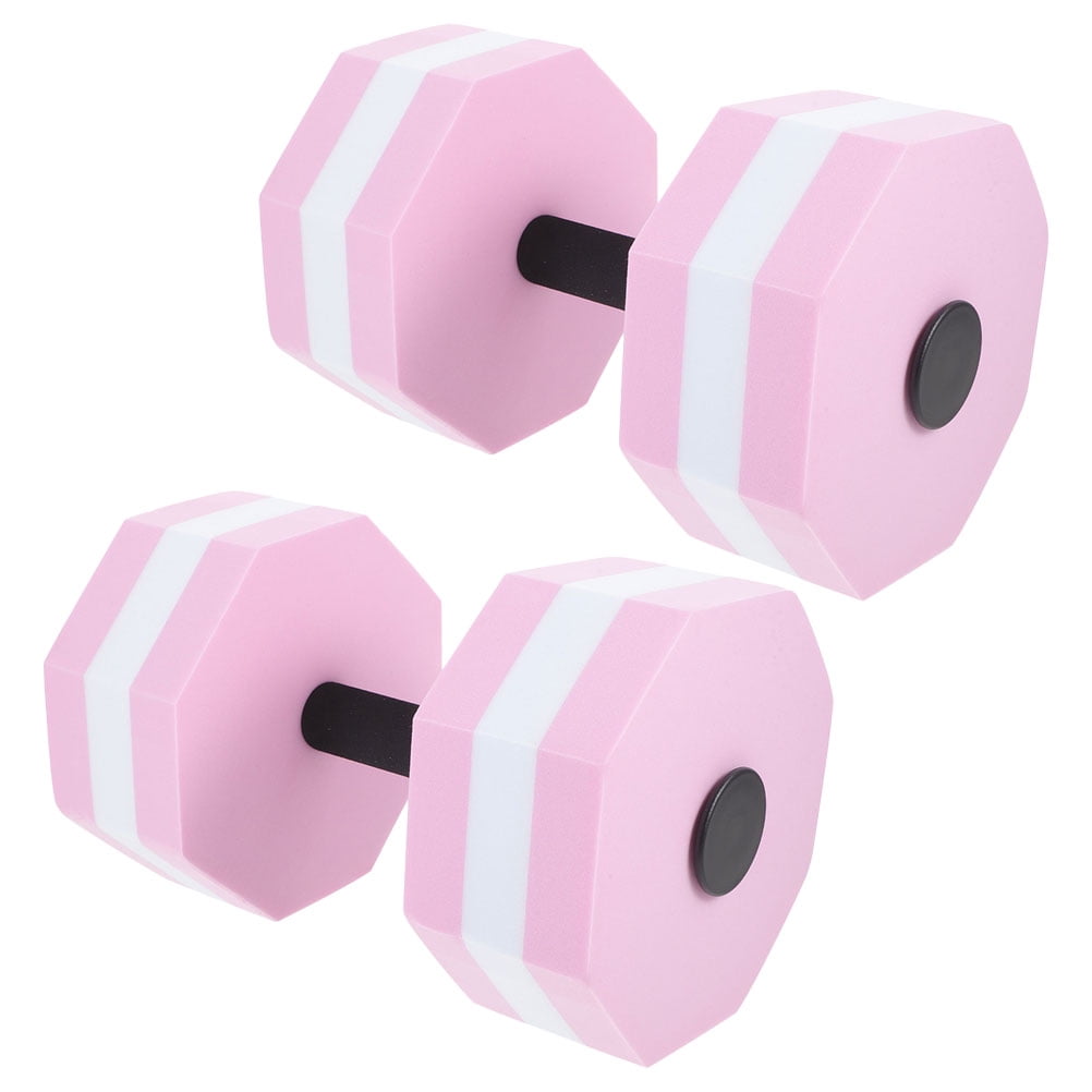Hytrove 1 Pair Pink EVA Water Dumbbell Weights for Swimming Exercise ...
