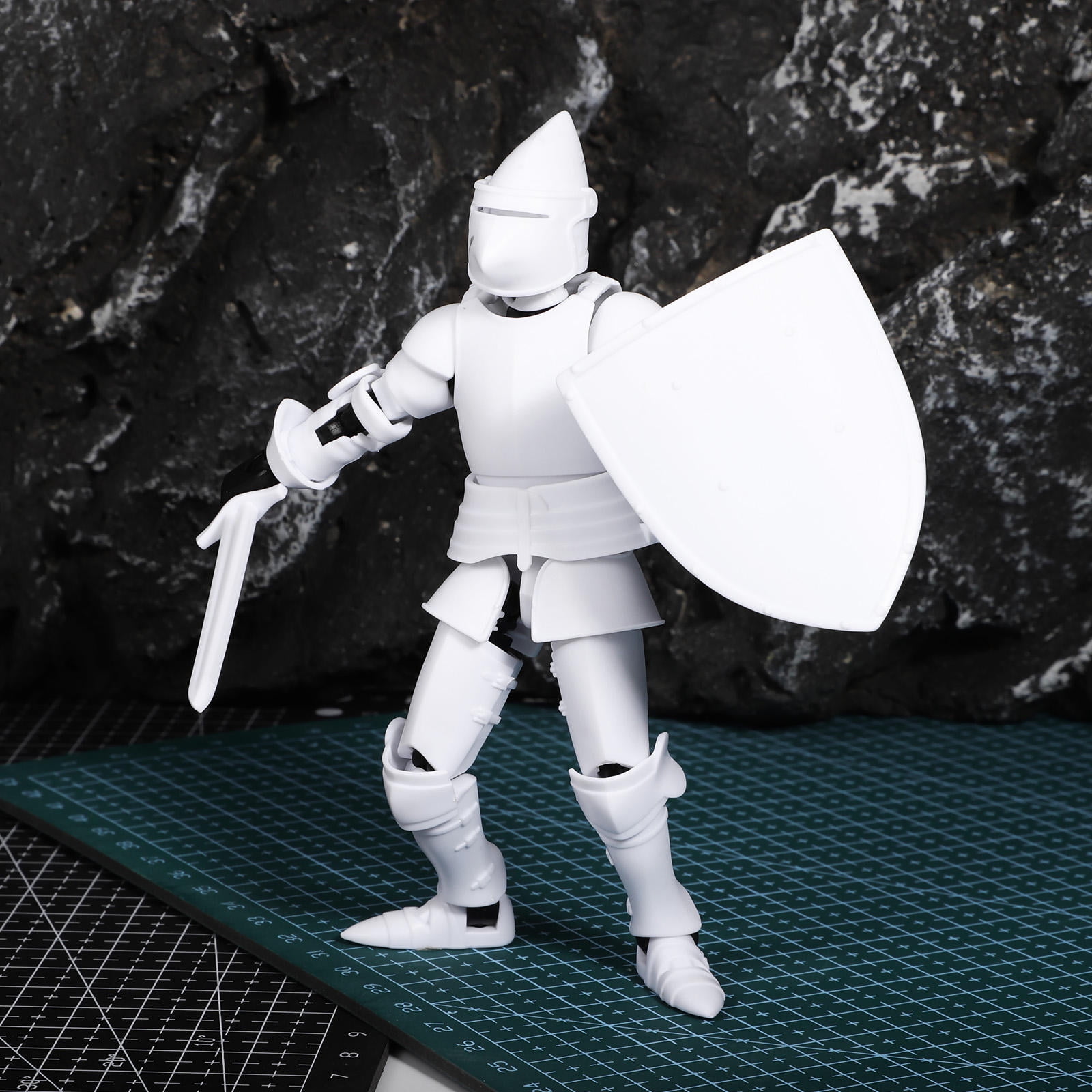Hytrove 1 Set Robot Figure Multi Plastic Desk Robot Medieval ...