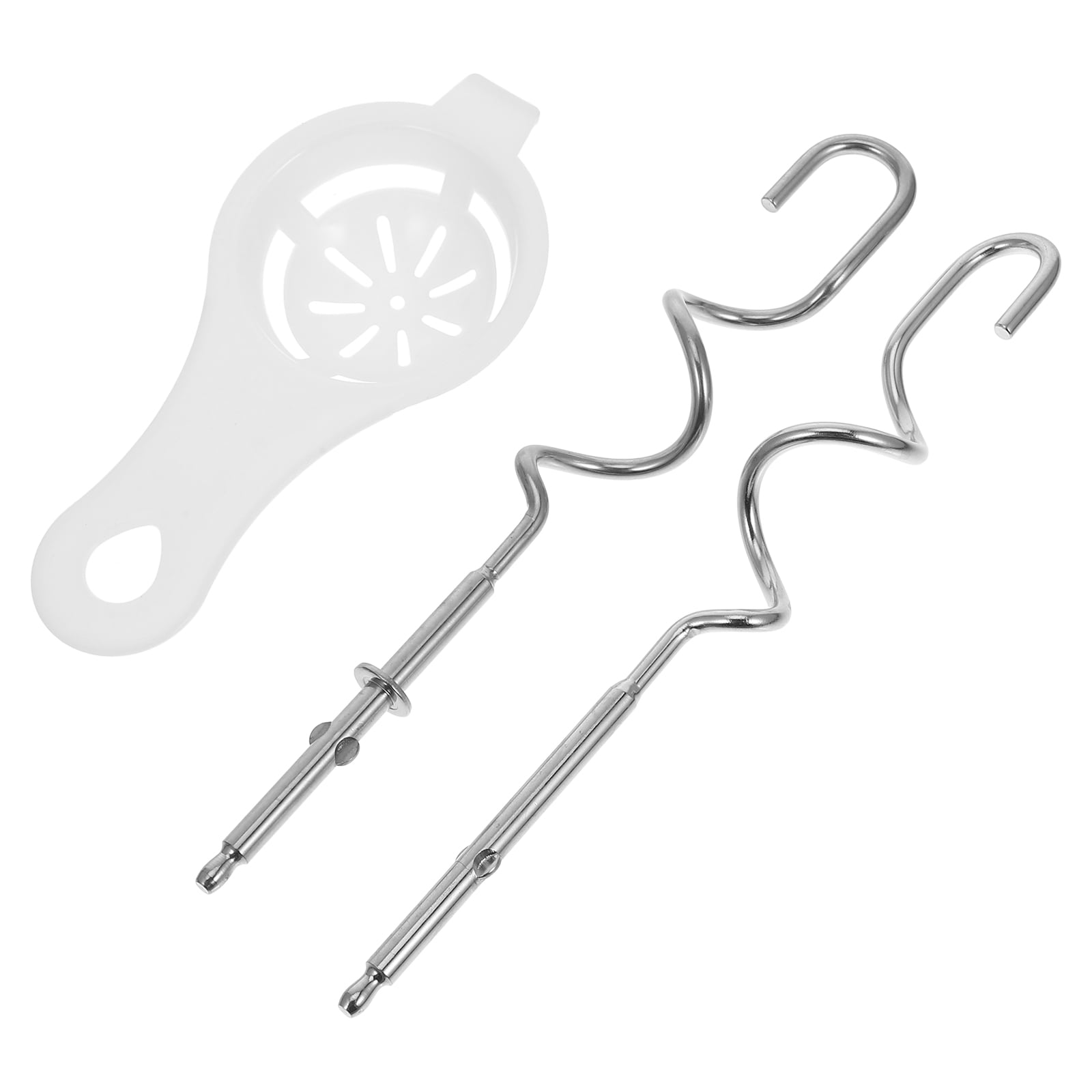 Hytrove 1 Set Stainless Steel Hand Mixer Dough Hooks for Kneading Dough ...