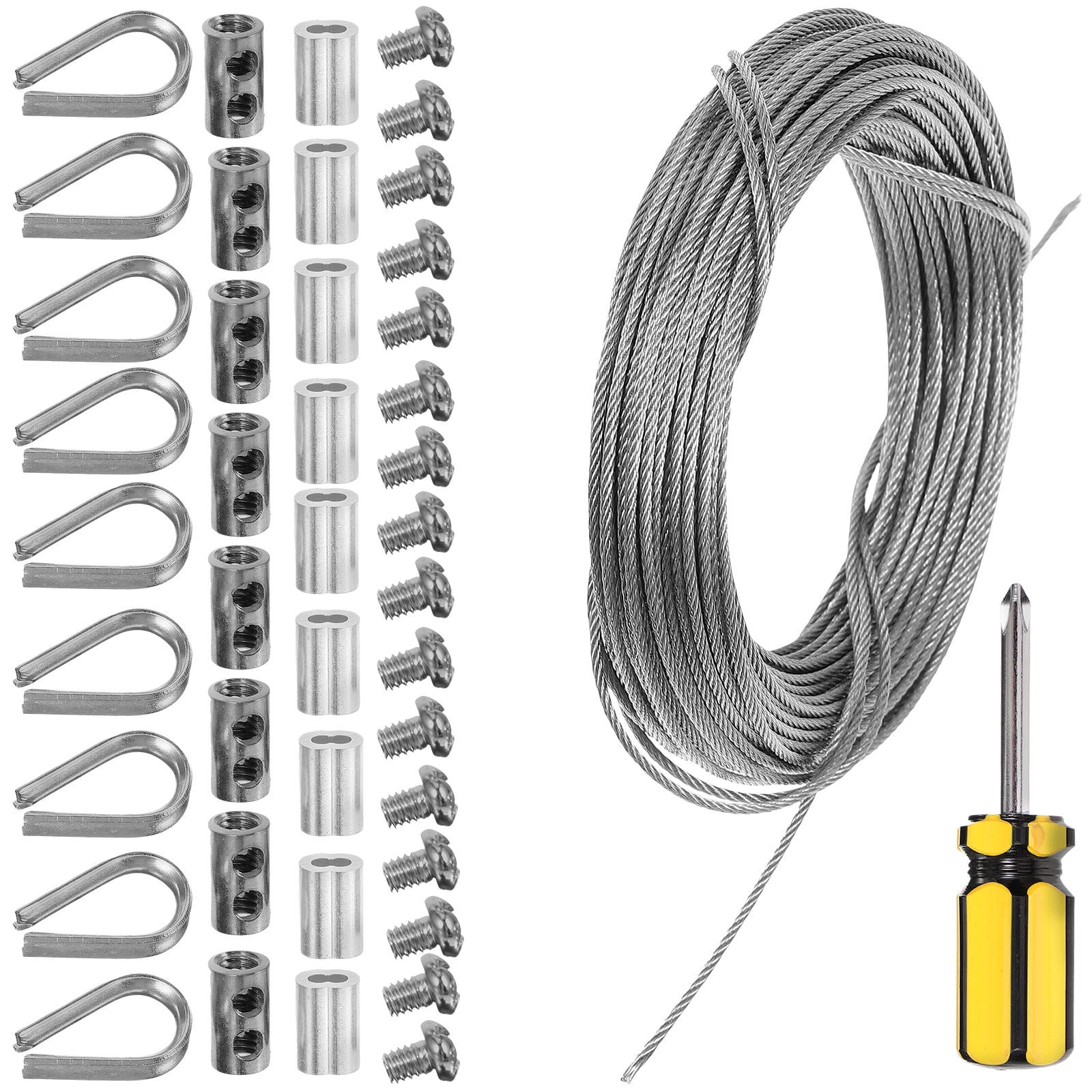 Hytrove 1 Set Stainless Steel Wire Safety Rope 20 Meters for Outdoor ...