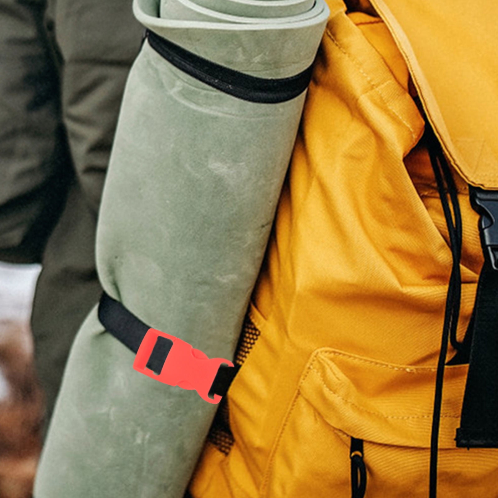 Hytrove 10 Pairs Replaceable Plastic Buckle Rectangular Side Release ...