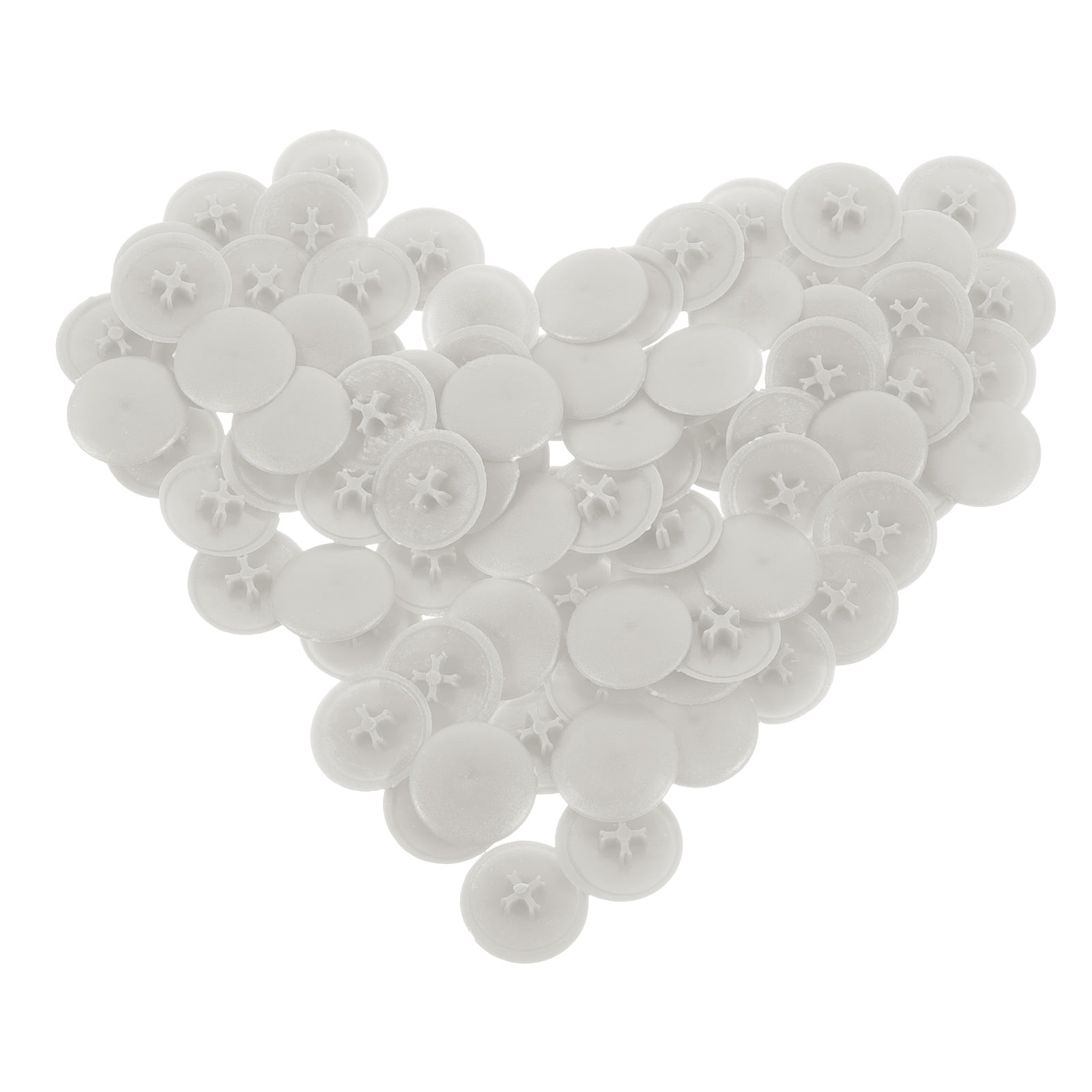 Hytrove 1000Pcs Screw Hole Caps for Furniture White PP Cover Screw ...