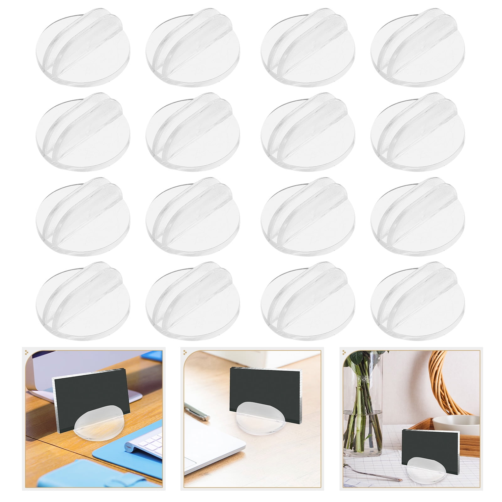 Hytrove 100Set Business Card Base Sleek Style for Office and Business ...