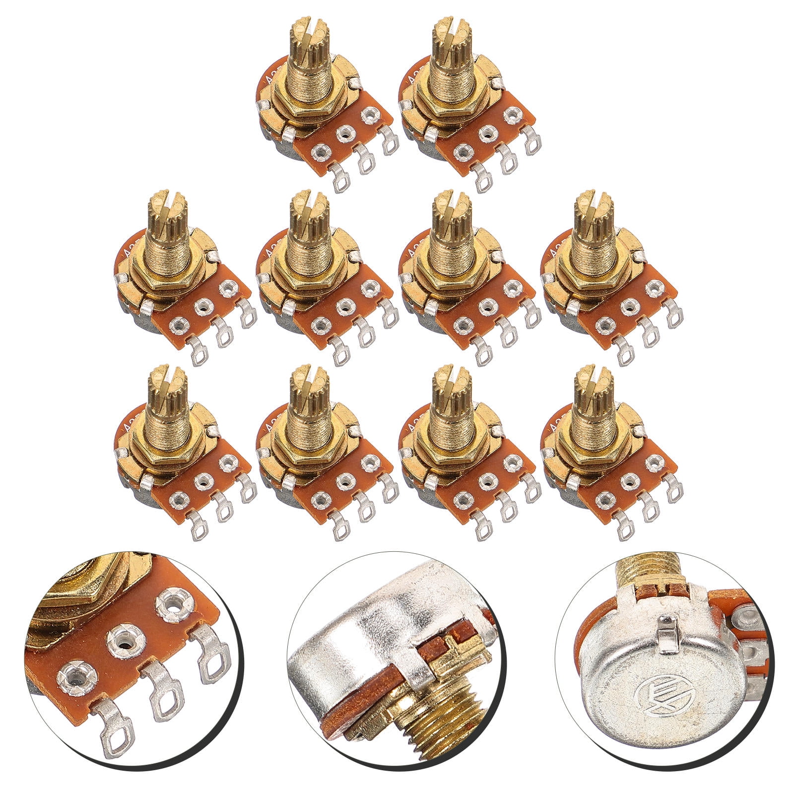 Hytrove 10Pack Small and Compact Guitar Potentiometer for Tone ...