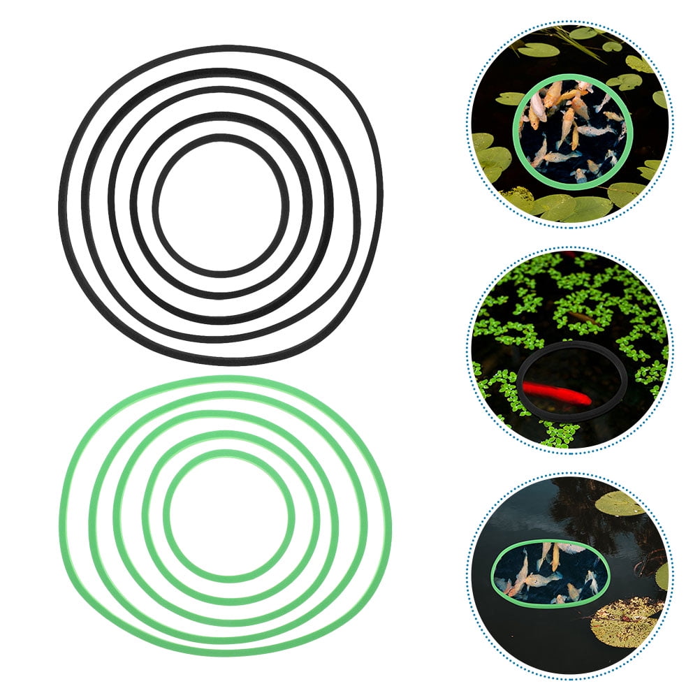 Hytrove 10Pcs Floating Plants Rings EVA Floating Feeder for Fish Tank ...