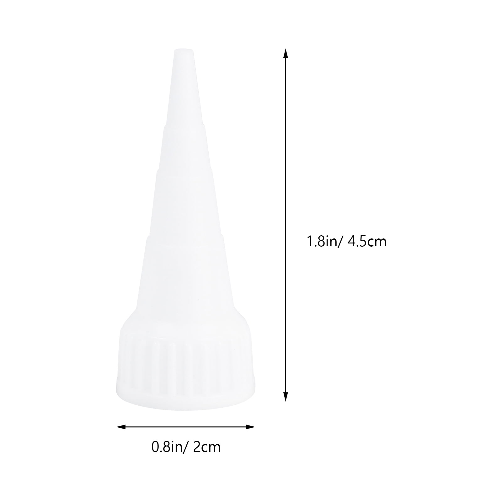Hytrove 10Pcs Glue Nozzle Tips for Glue Accessories White Plastic ...