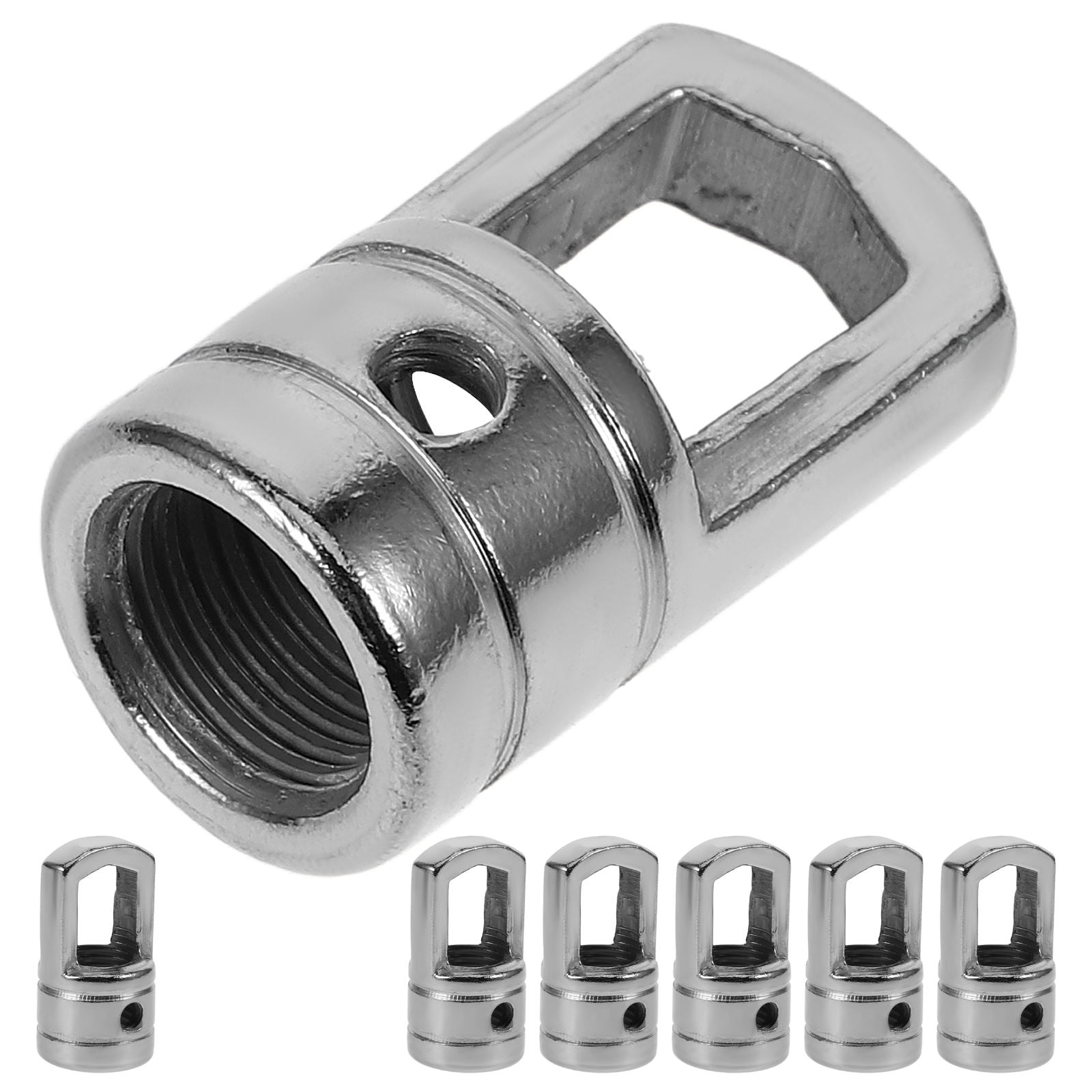 Hytrove 10Pcs Lamp Nut Ring for Ceiling Light Fixing Silver Iron Eye ...