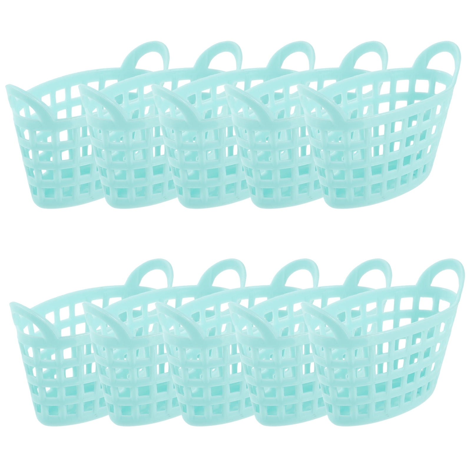 Hytrove 10Pcs Mini Shopping Sky Blue Green for Kids Educational ...