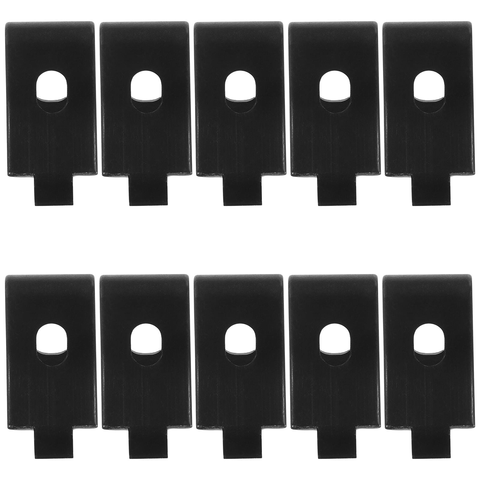 Hytrove 10Set Wear Resistance Rectangular Shelf Clip Support for ...