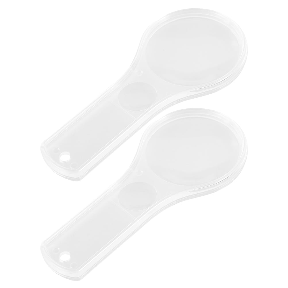 Hytrove Round Magnifier Acrylic 2Pack 4.5X1.3X0.3In - Walmart.com