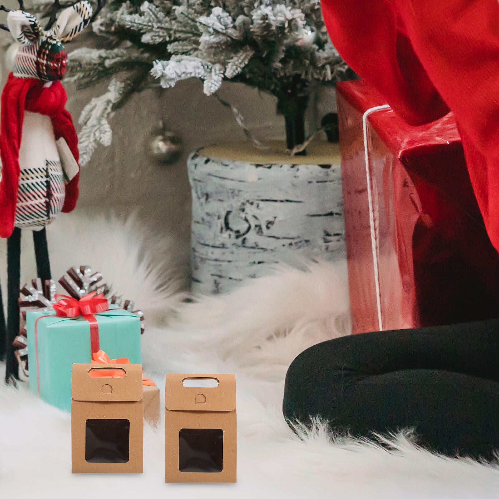 Hytrove 12Pack Brown Paper Party Favor Bags for Retailers and Small ...