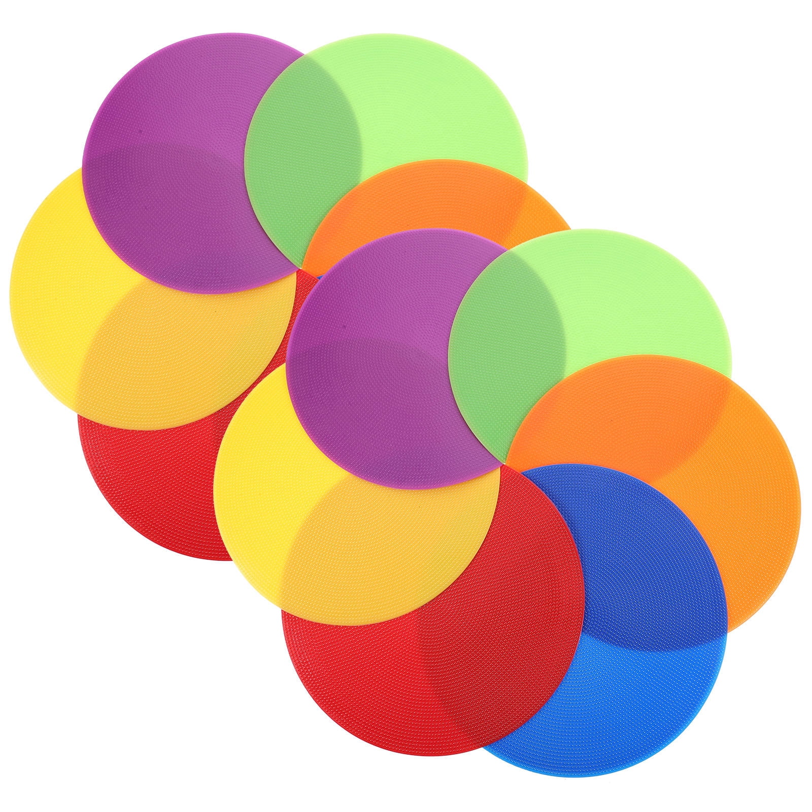 Hytrove 12Pcs Spot Markers Disc Circular PVC for Football Training ...
