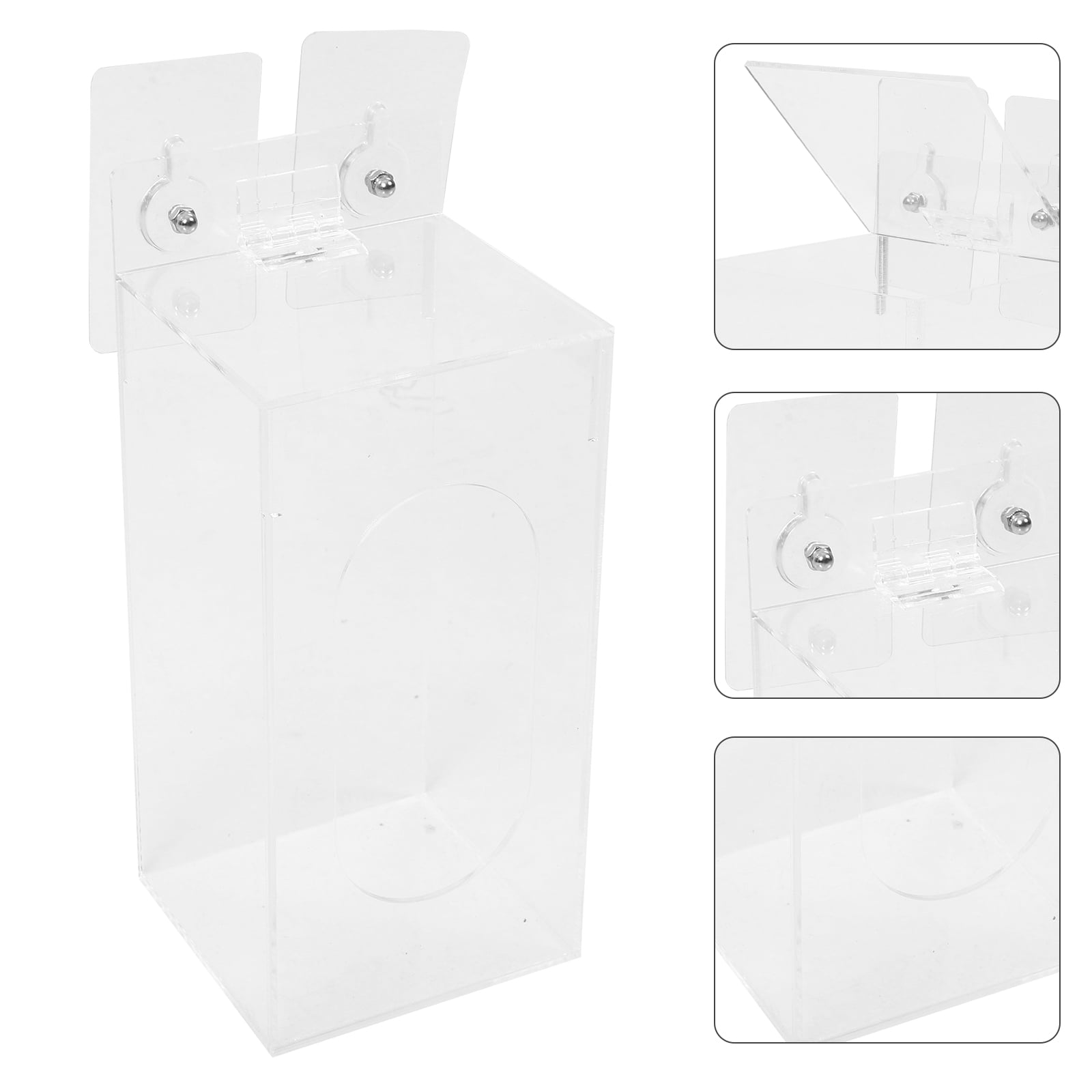 Hytrove 1Pack Glove Dispenser Wall Mounted Acrylic for Disposable ...