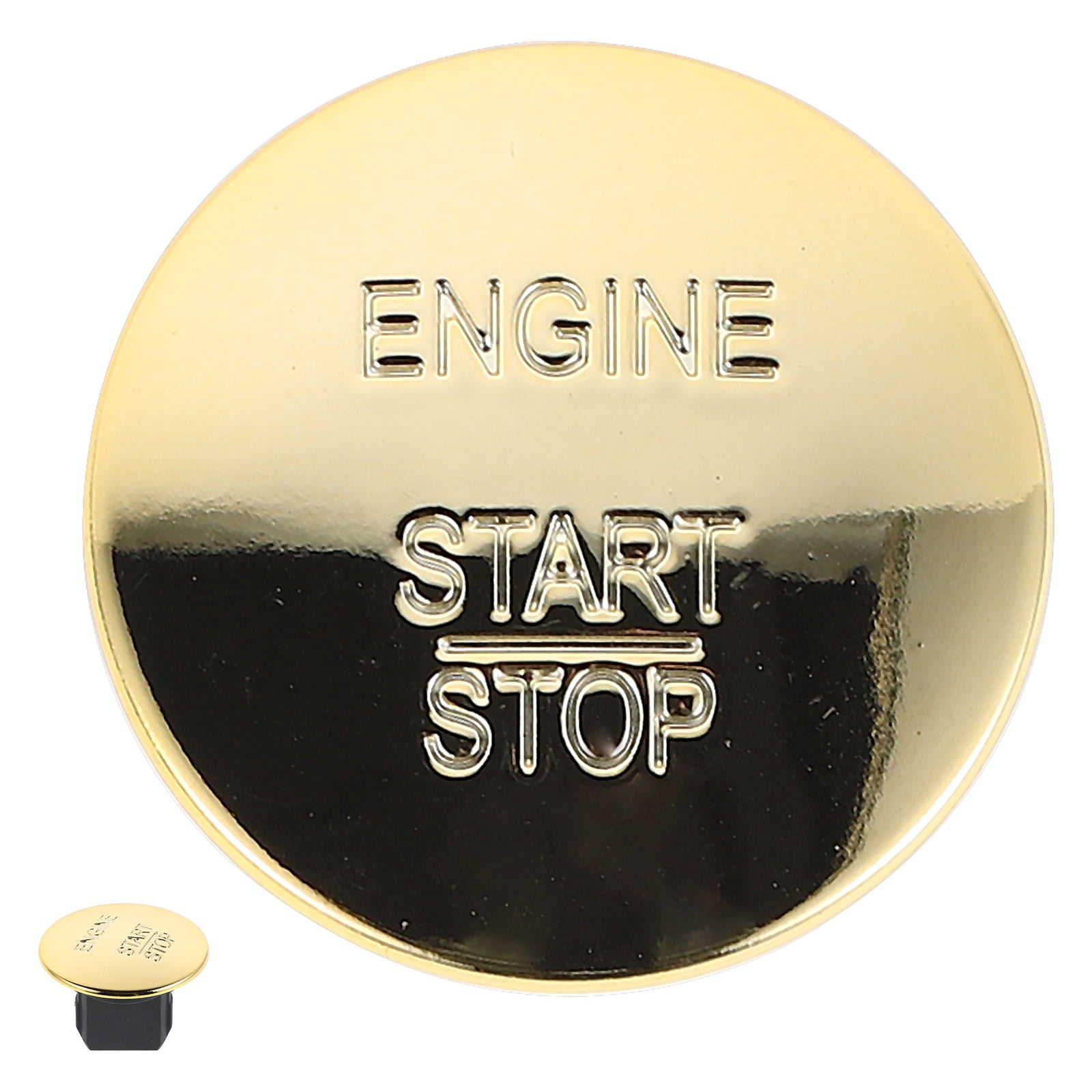 Hytrove 1Pack Golden Plastic Start Stop Button for Car Owners Vehicle ...