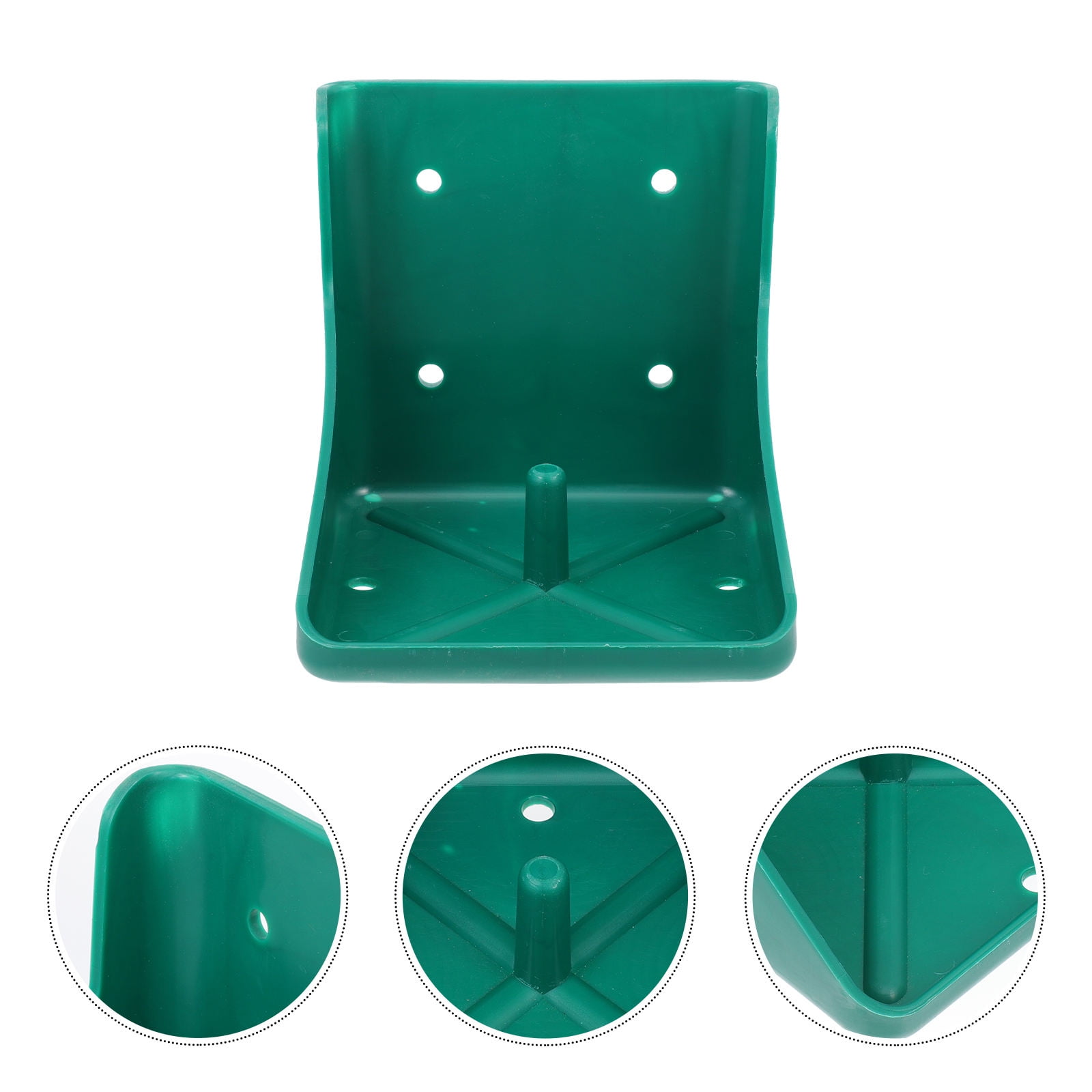 Hytrove 1Pack Green PP Cube Salt Brick Box for Sheep Mineral Block and ...