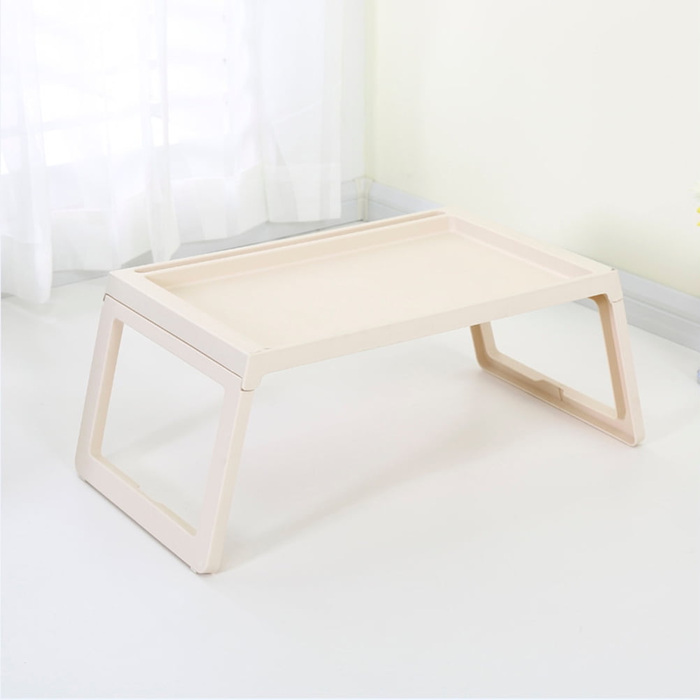 Hytrove 1Pack Lap Table for Bed with Laptop Holder Beige 26.8x14.1x10 ...