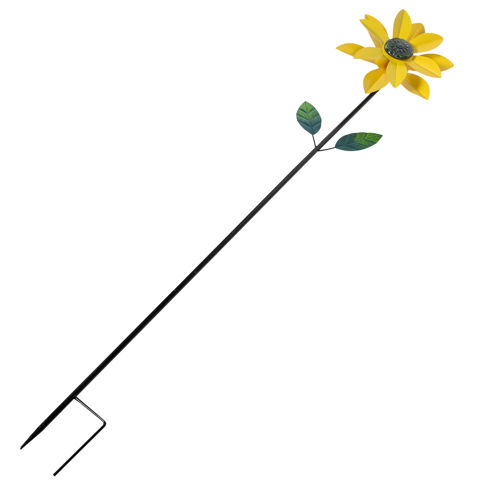 Hytrove 1Pack Ornamental Garden Windmill Metal Sunflower Decor For Yard ...