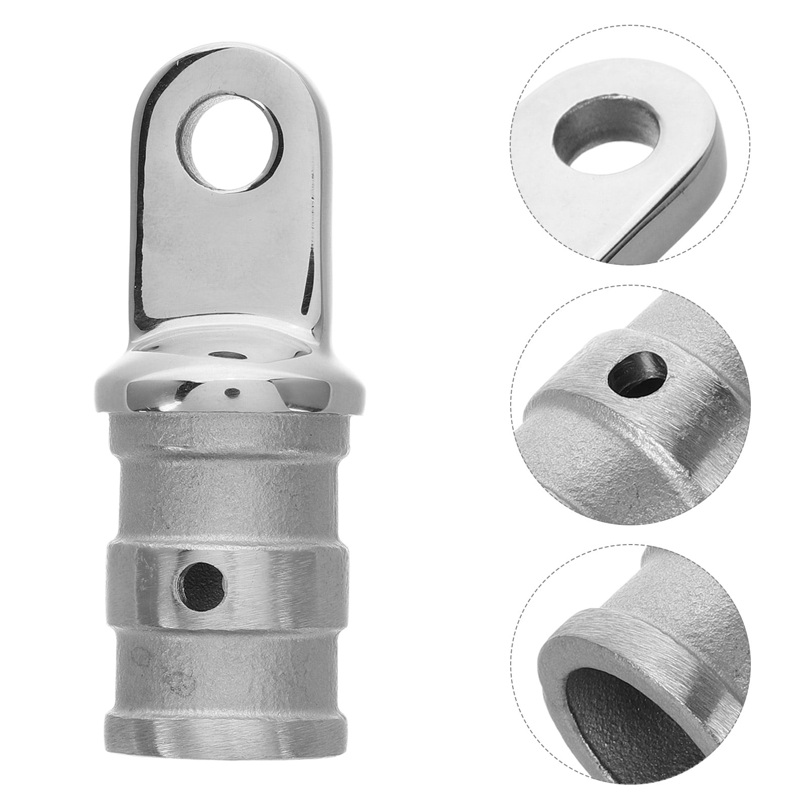 Hytrove 1Pack Silver Bimini Top Caps Tube Canopy Hardware Marine Pipe ...