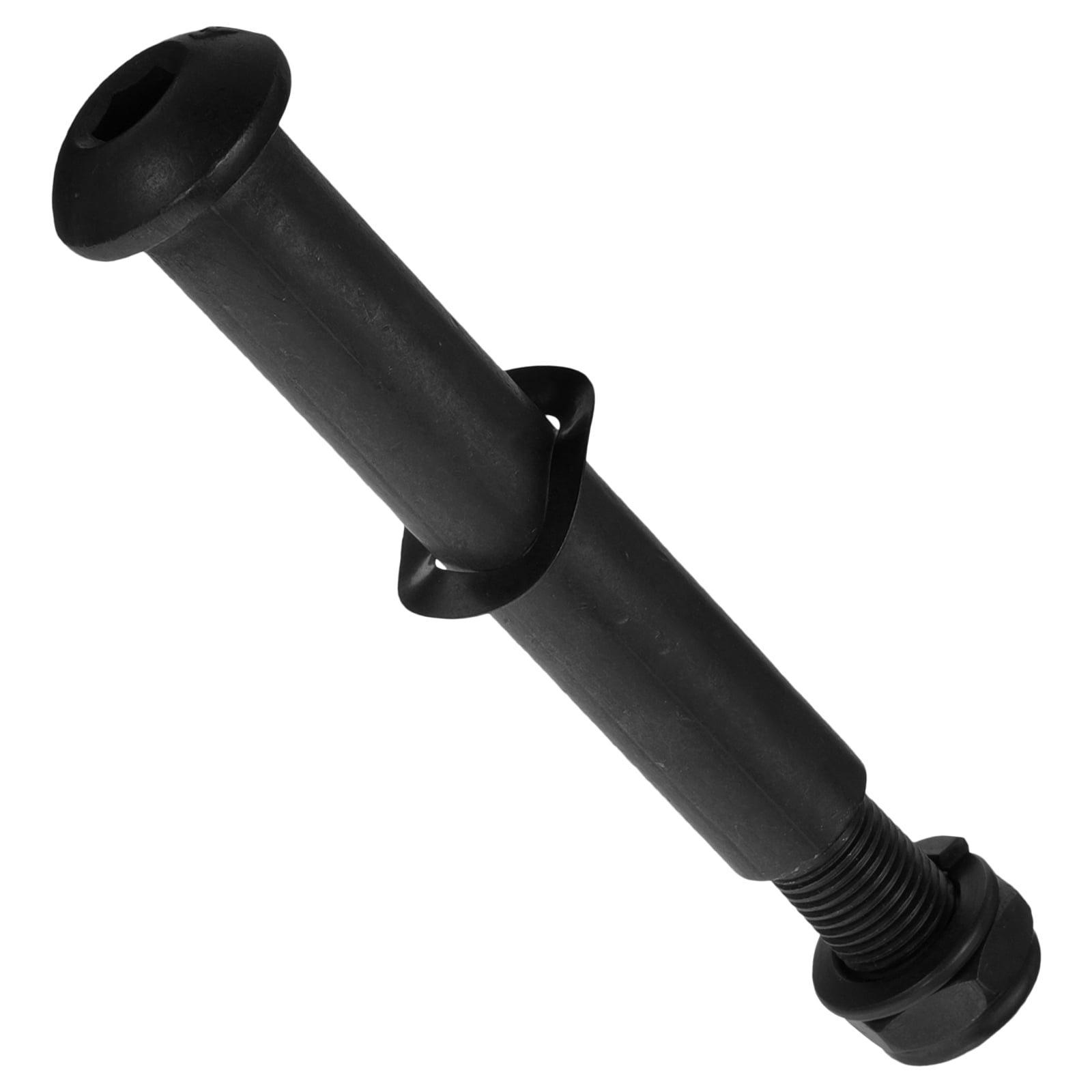 Hytrove 1Pcs Black Cylindrical Rolled Steel Fastener Elliptical Trainer ...