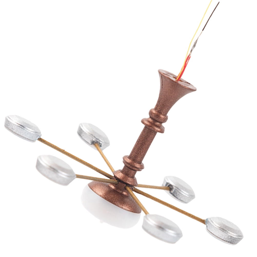 Hytrove 1Pcs Mini House Lighting Antique Copper 7.3X4.5In For Miniature ...