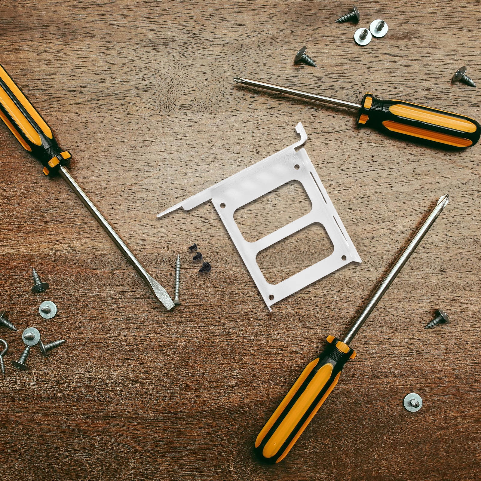 Hytrove 1Pcs Rectangular Metal Hard Drive Tray for PC Assembly and ...