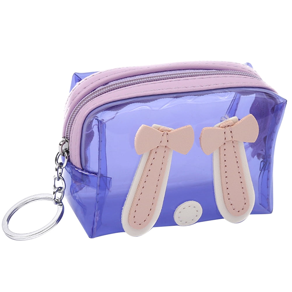 Hytrove 1Pcs Wallet for Girls Rectangular Shape in Blue Color with Key ...
