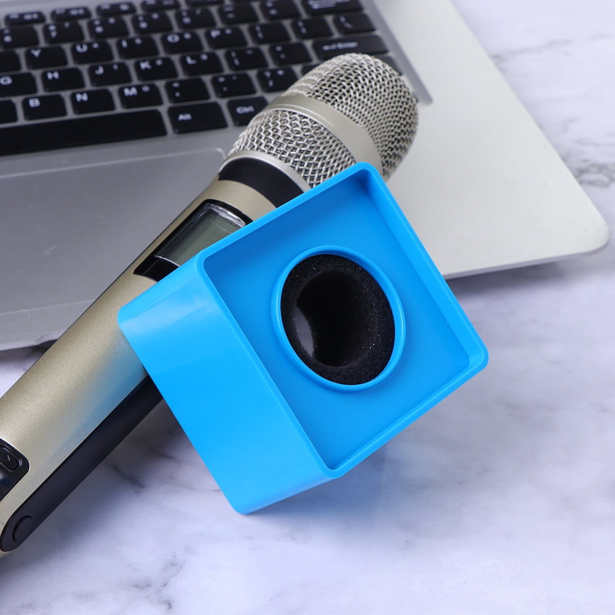 Hytrove 1Set ABS Mic Mark for Interview Microphone Flags in TV Broadcasting - Walmart.com