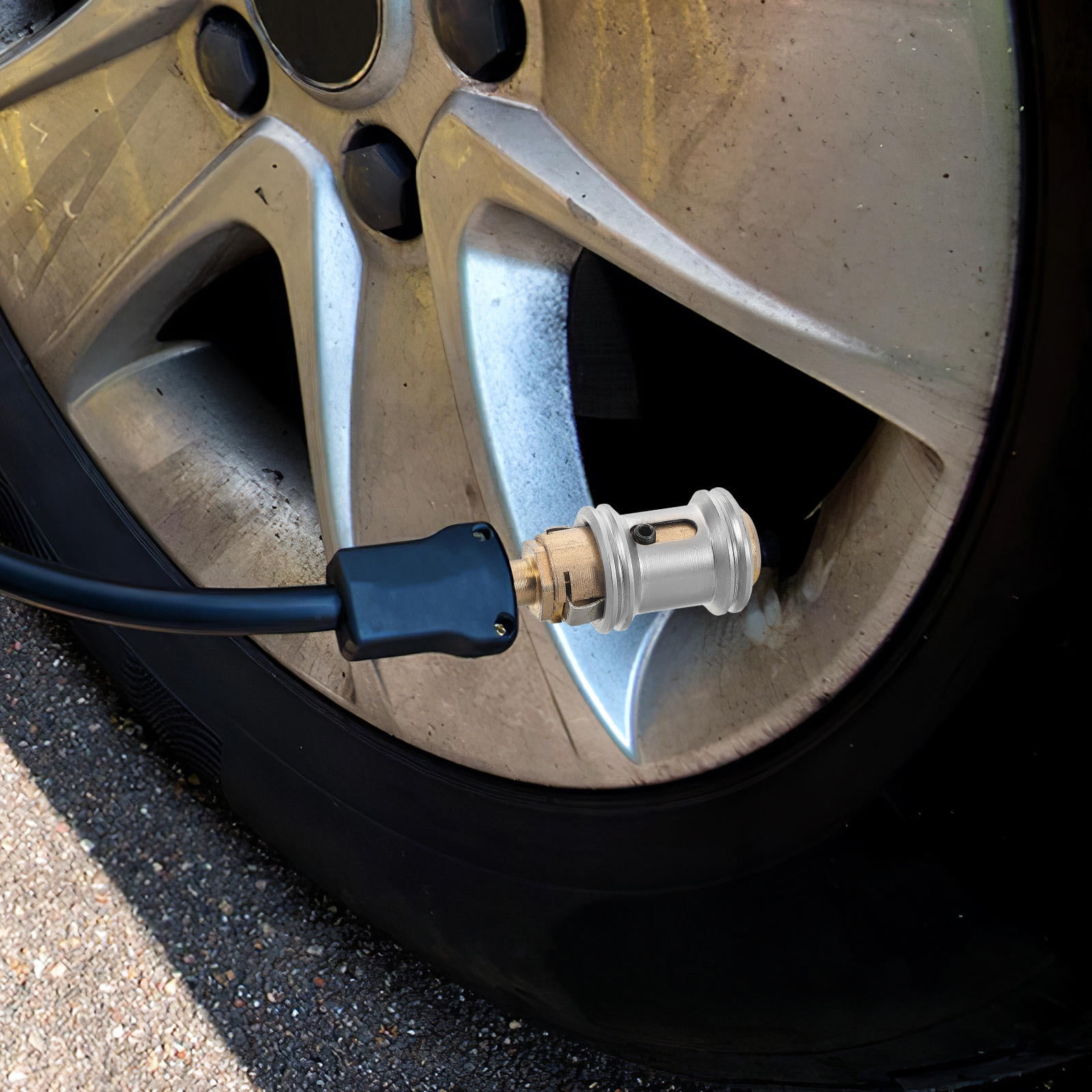 Hytrove 1Set Air Chuck Tire Inflator Fitting for Vehicle Owners and Air ...