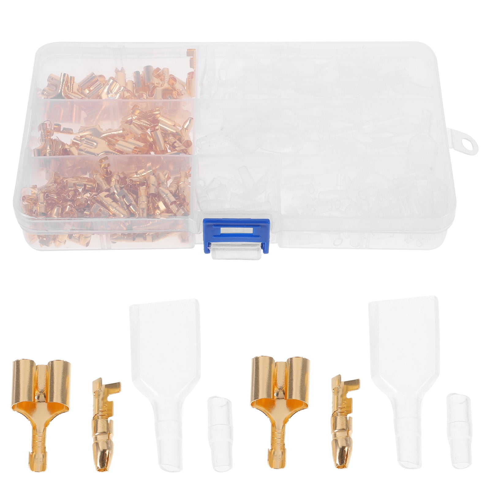 Hytrove Wire Crimp Connectors Copper Plastic 1 Set 0.87X0.47X0.20In ...
