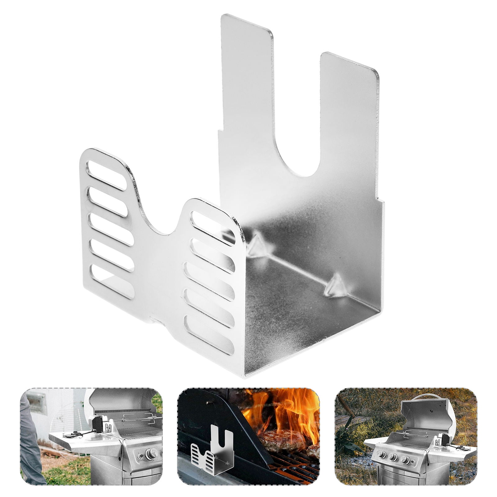 Hytrove 1Set Rotisserie Motor Bracket Stainless Steel Rectangular ...