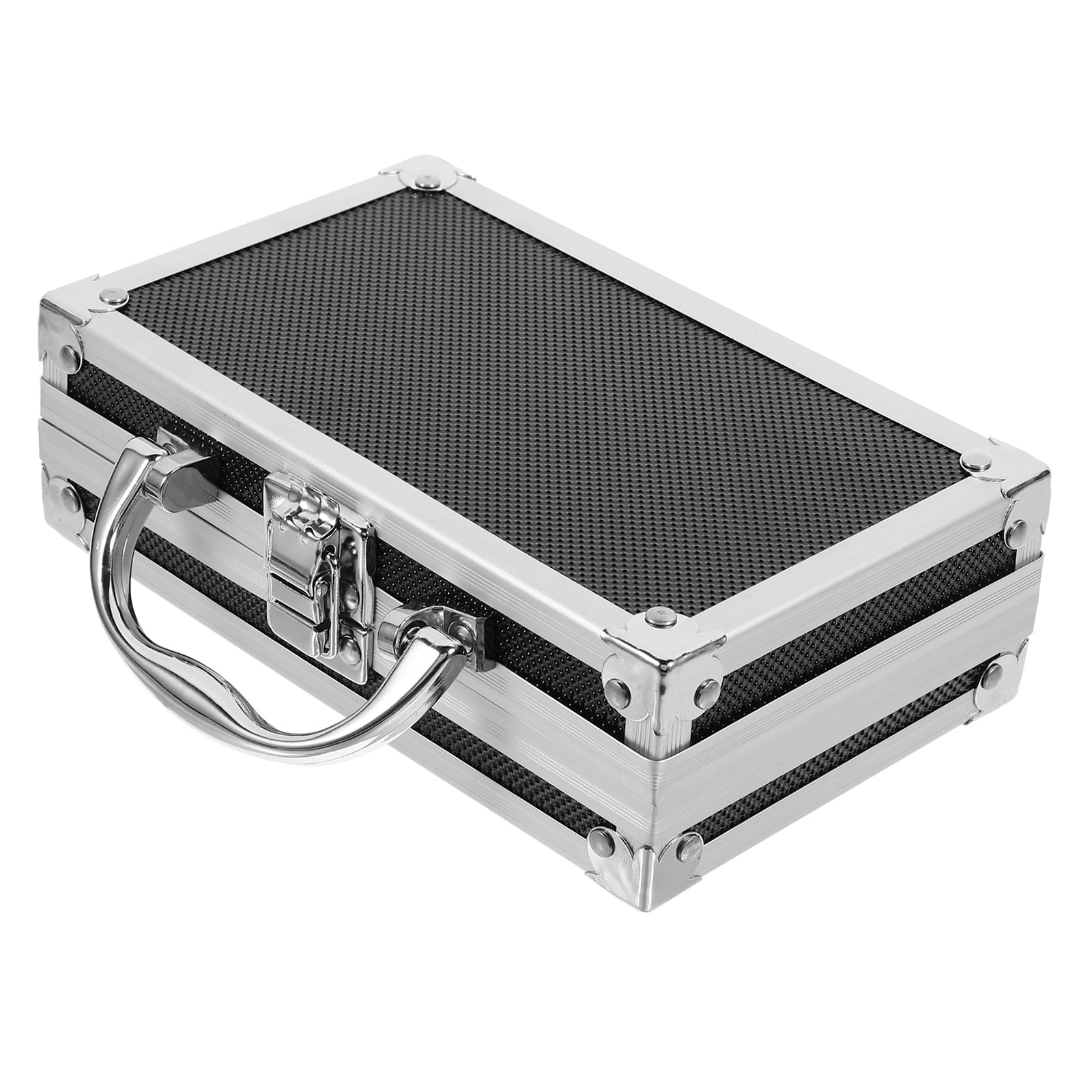 Hytrove 1Set Travel Tool Box Black Rectangular Shape with Aluminum ...